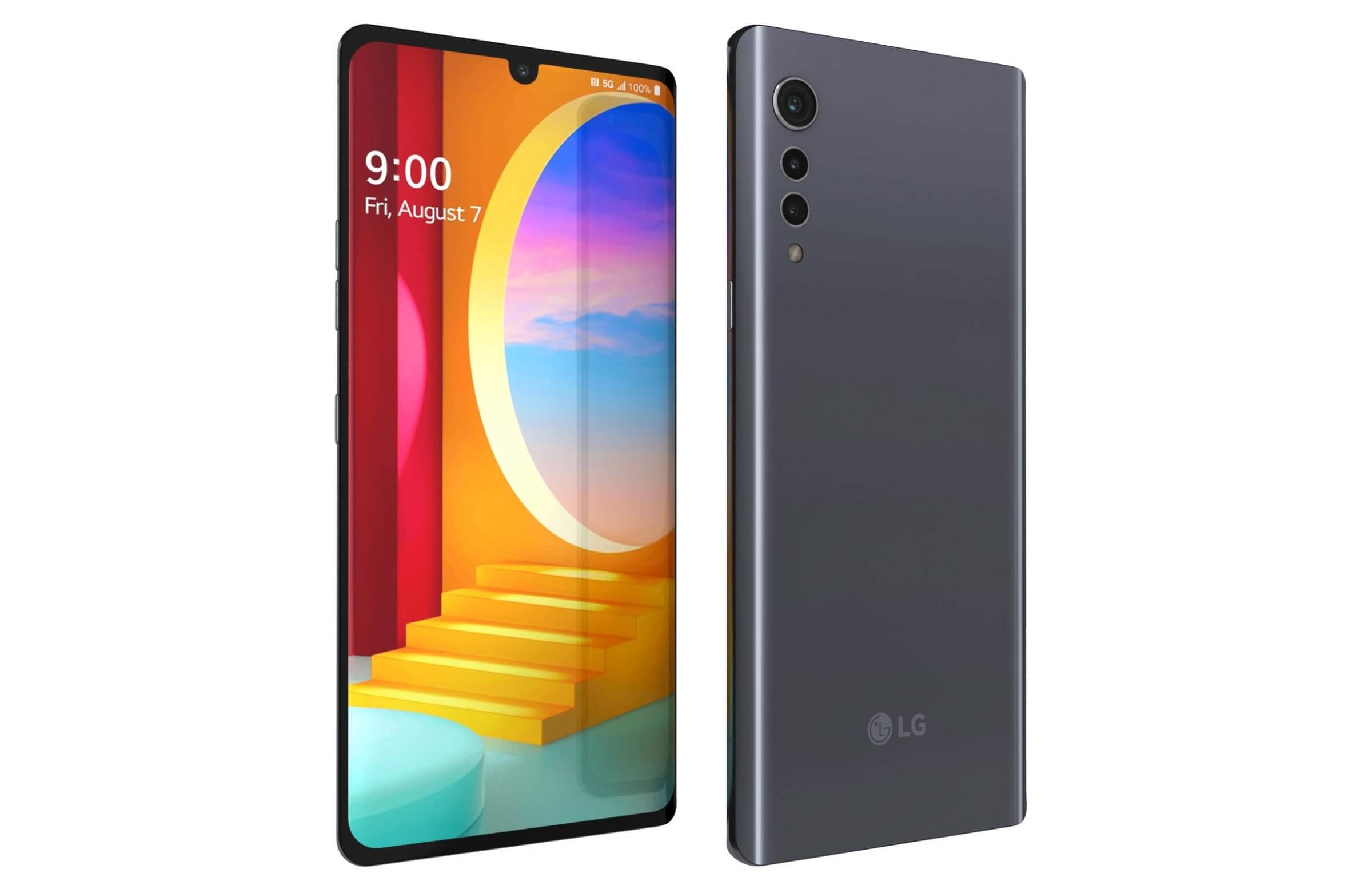 LG Velvet Aurora Gray - 3D Model by Rever_Art