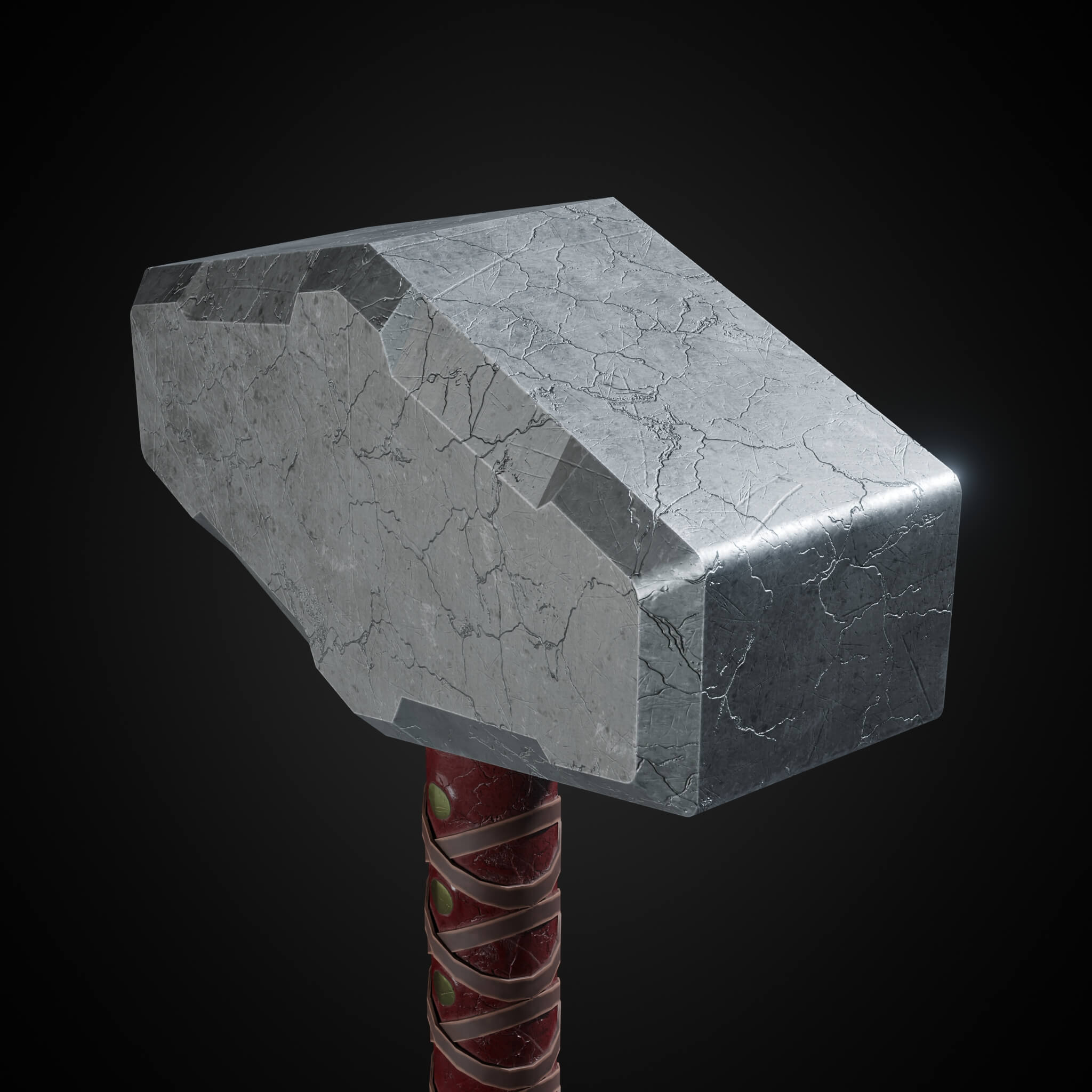 Mjollnir N0 3 - 3D Model by Rever_Art