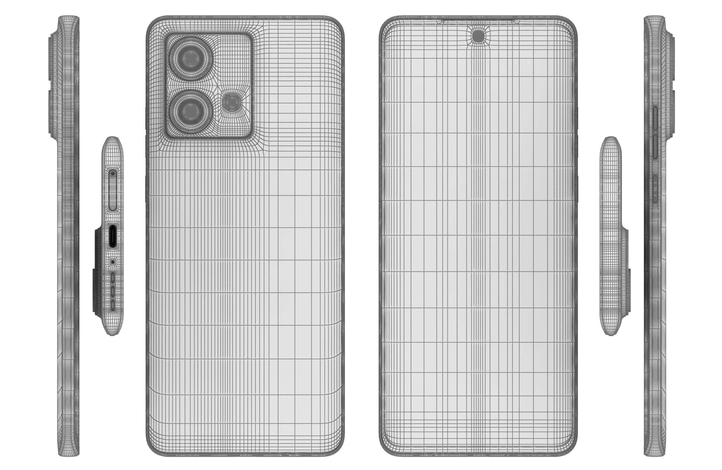 Motorola Edge 40 Neo Green - 3D Model by Rever_Art