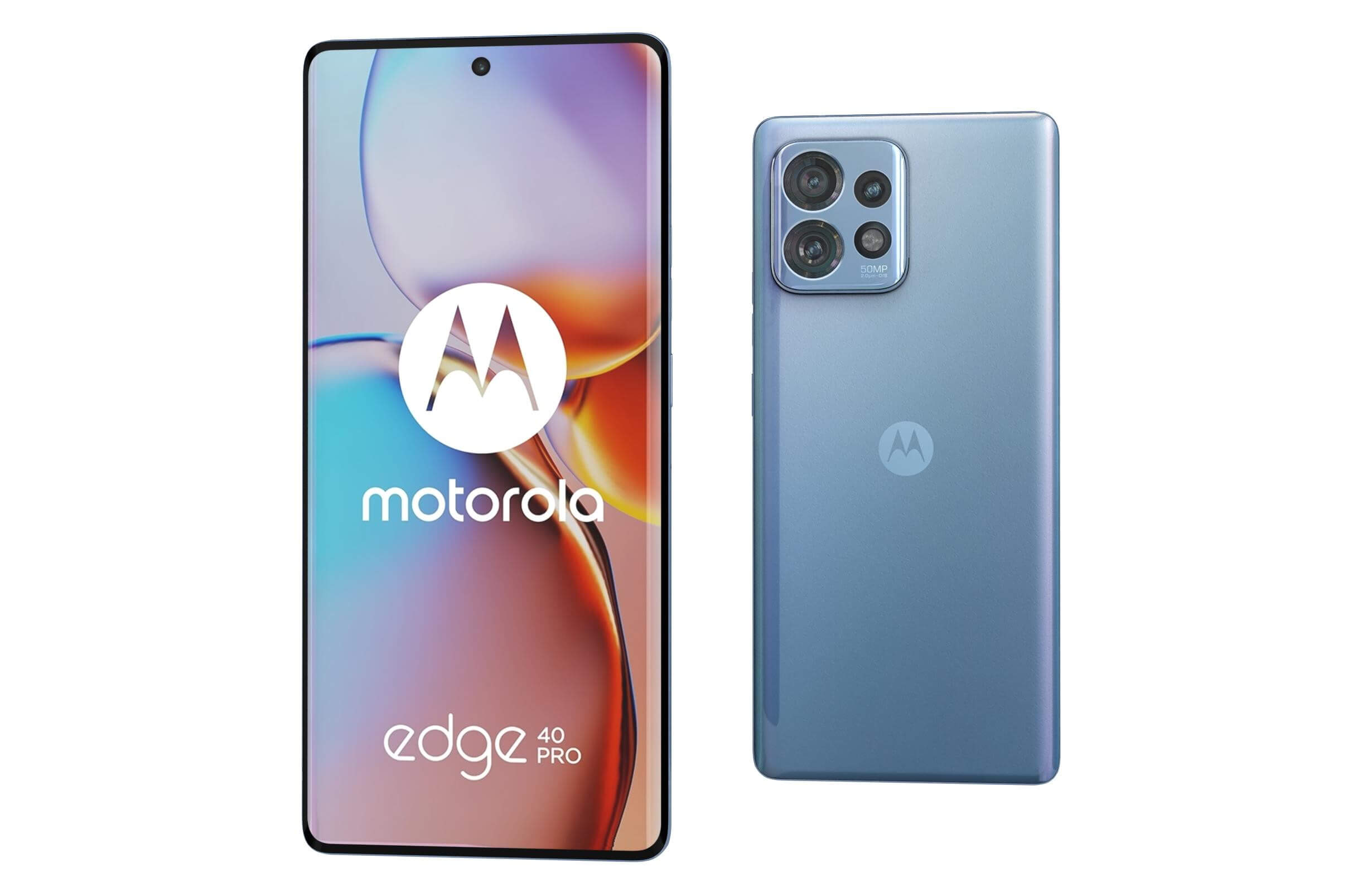 Motorola Edge 40 Pro Black and Blue - 3D Model by Rever_Art
