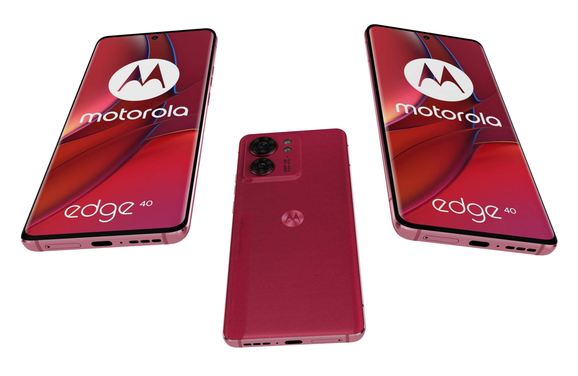 Motorola Edge 40 Red - 3D Model by Rever_Art