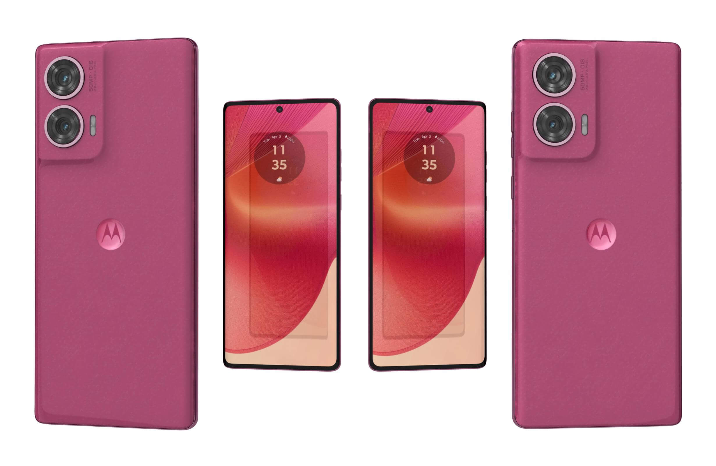 Motorola Edge 50 Fusion Red - 3D Model by Rever_Art