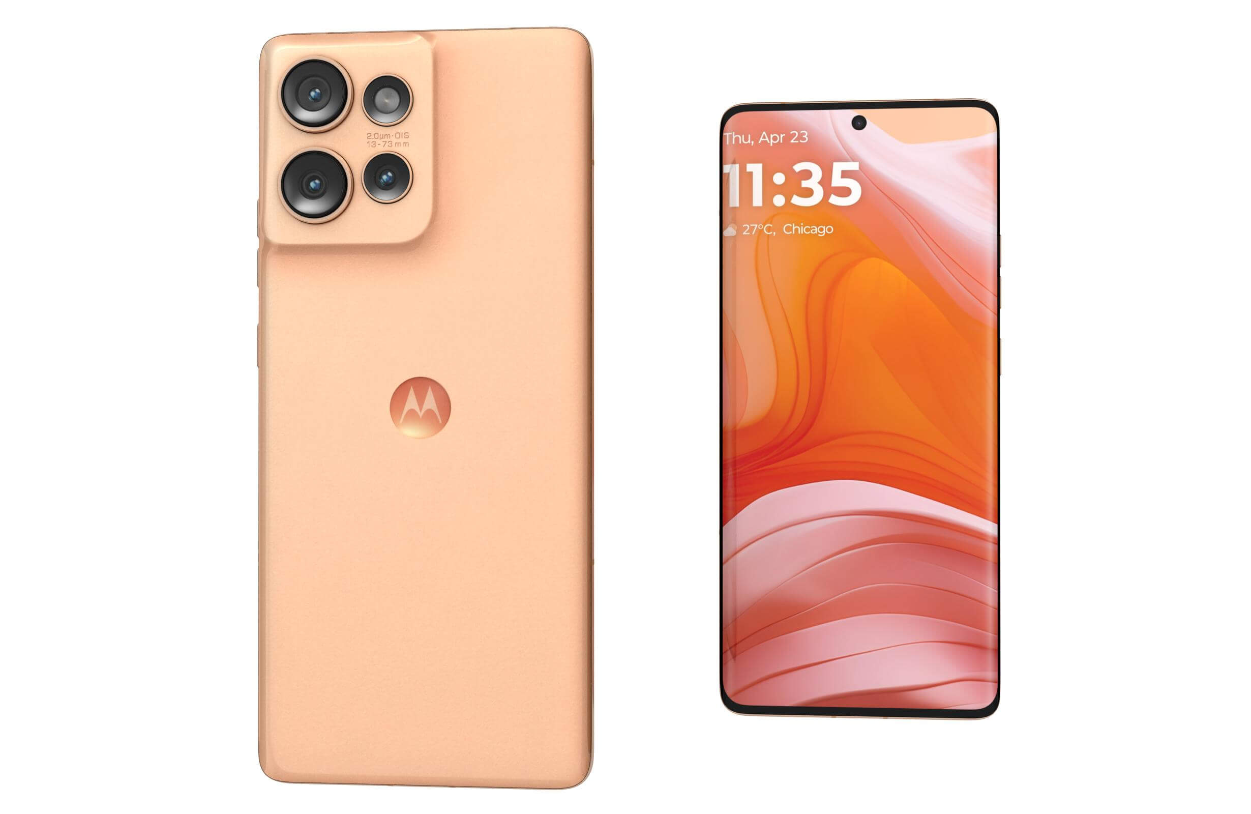 Motorola Edge 50 Peach Fuzz - 3D Model by Rever_Art