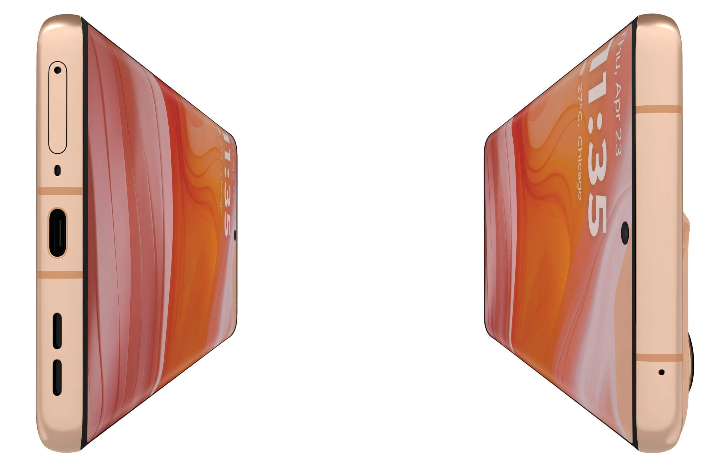 Motorola Edge 50 Peach Fuzz - 3D Model by Rever_Art