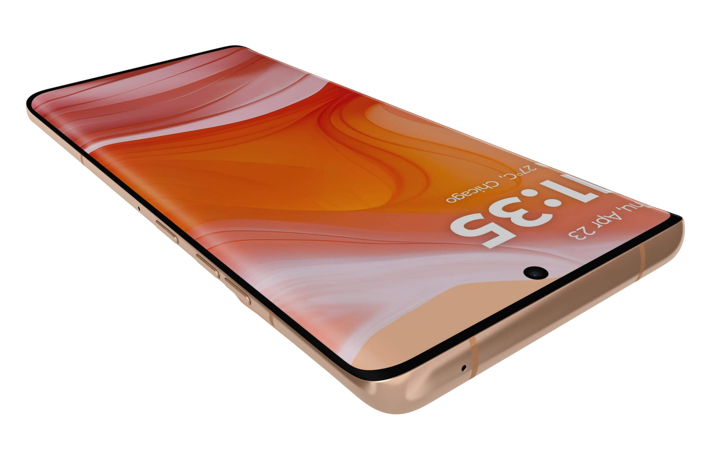 Motorola Edge 50 Peach Fuzz - 3D Model by Rever_Art