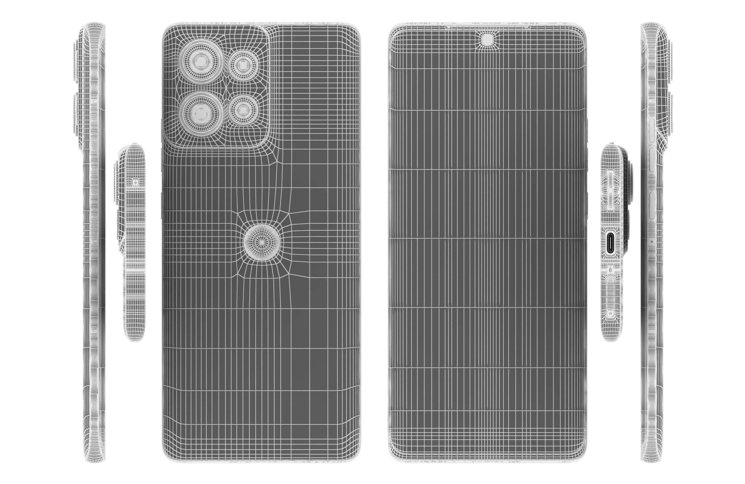 Motorola Edge 50 Peach Fuzz - 3D Model by Rever_Art