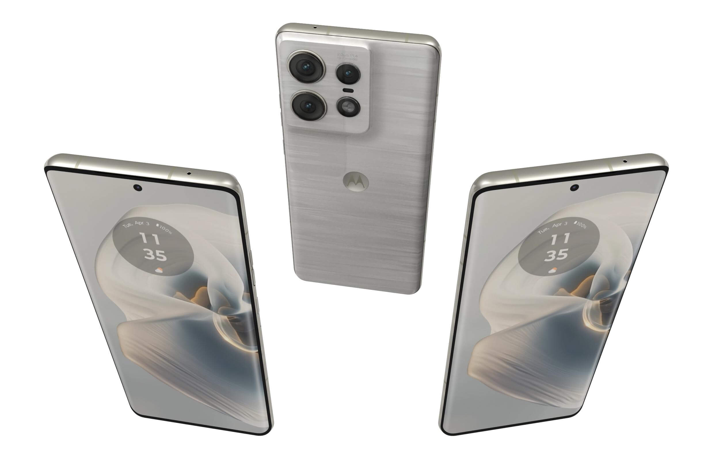 Motorola Edge 50 Pro White - 3D Model by Rever_Art