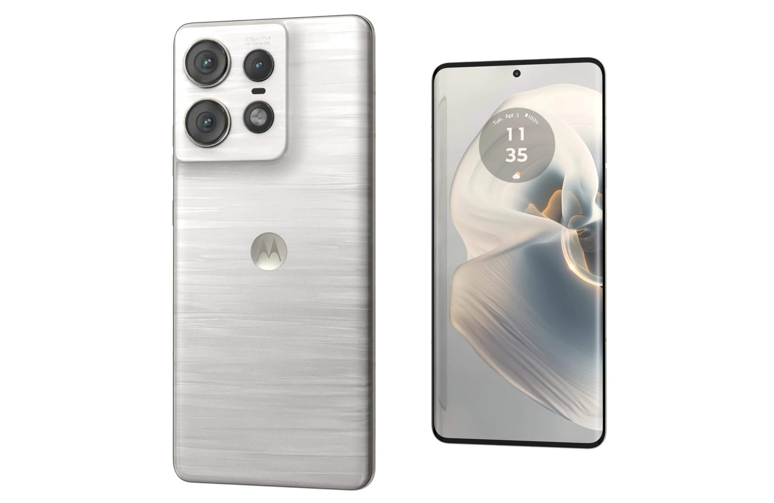 Motorola Edge 50 Pro White - 3D Model by Rever_Art