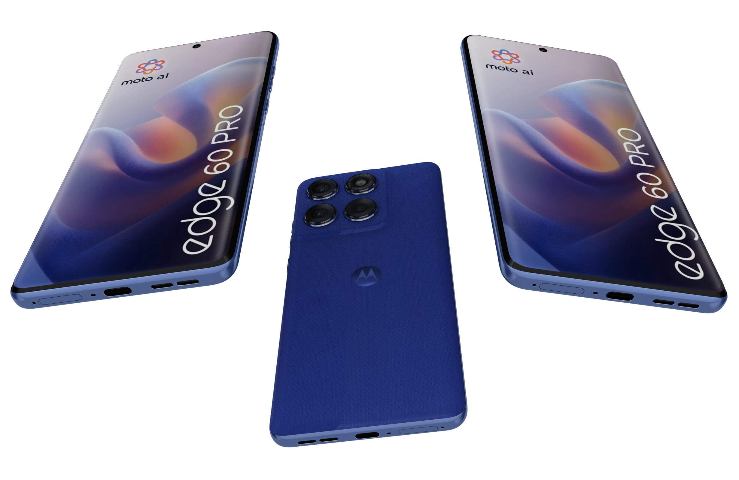 Motorola Edge 60 Pro PANTONE Dazzling Blue - 3D Model by Rever_Art