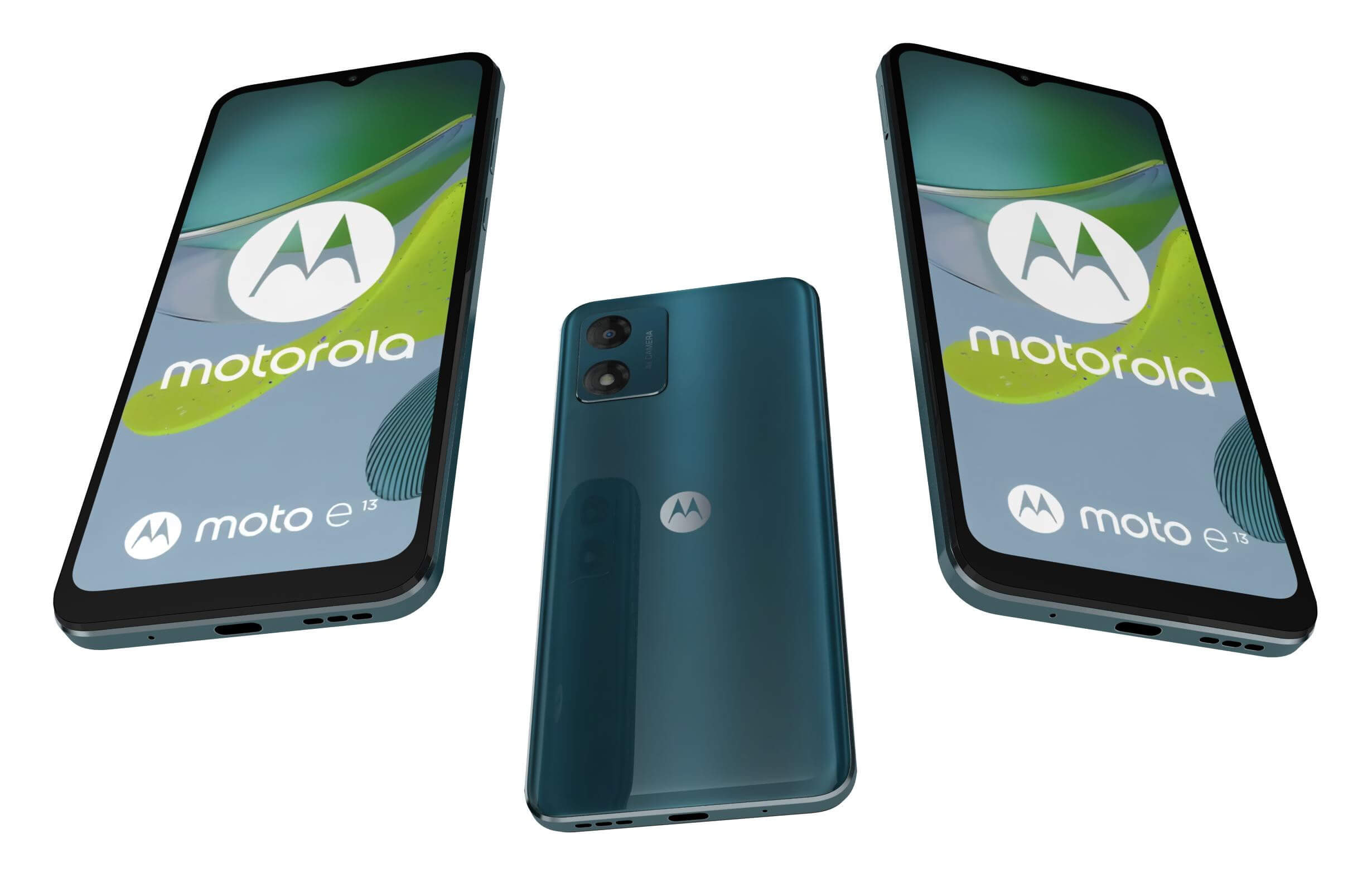 Motorola Moto E13 Blue - 3D Model by Rever_Art