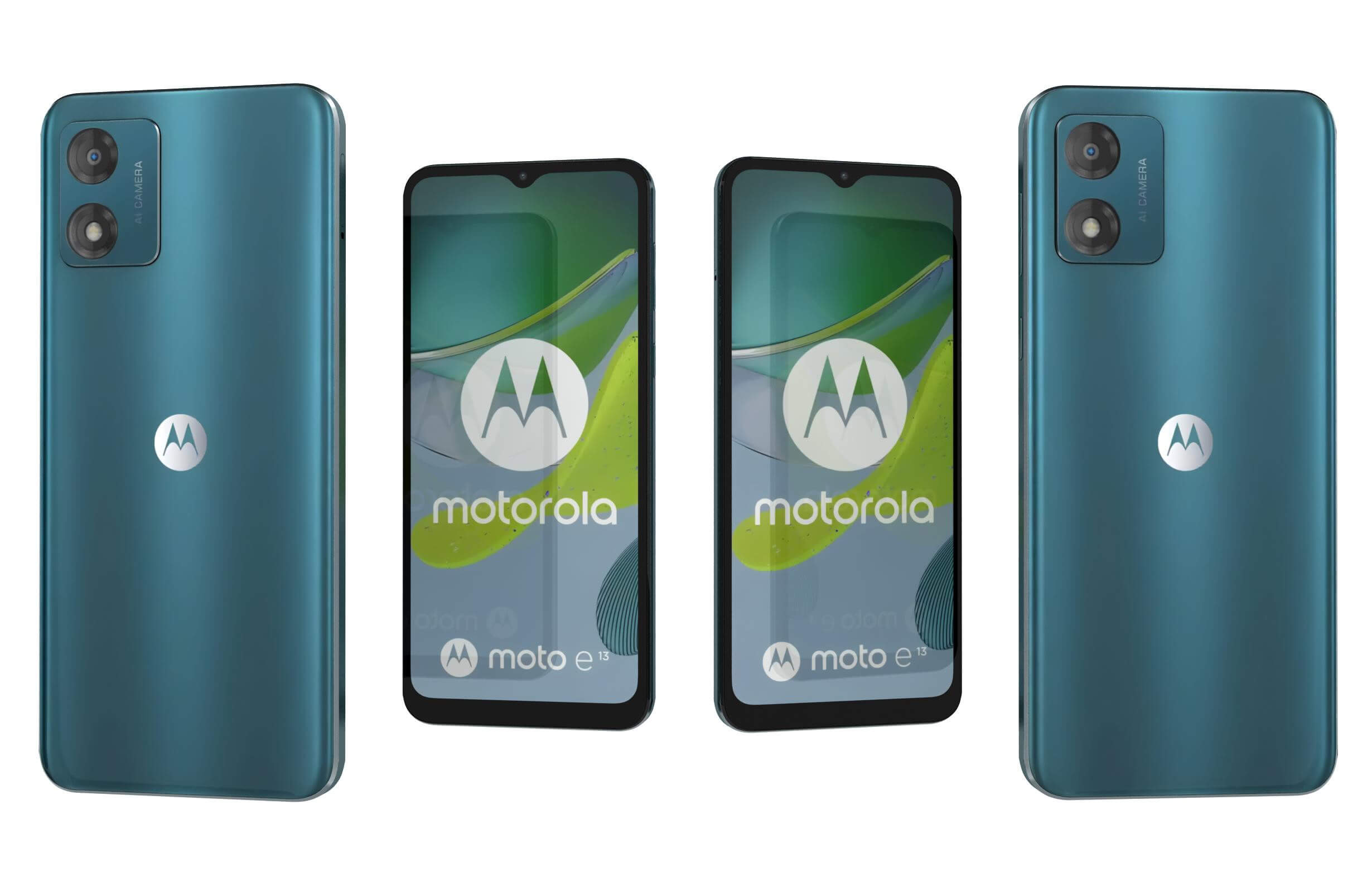 Motorola Moto E13 Blue - 3D Model by Rever_Art