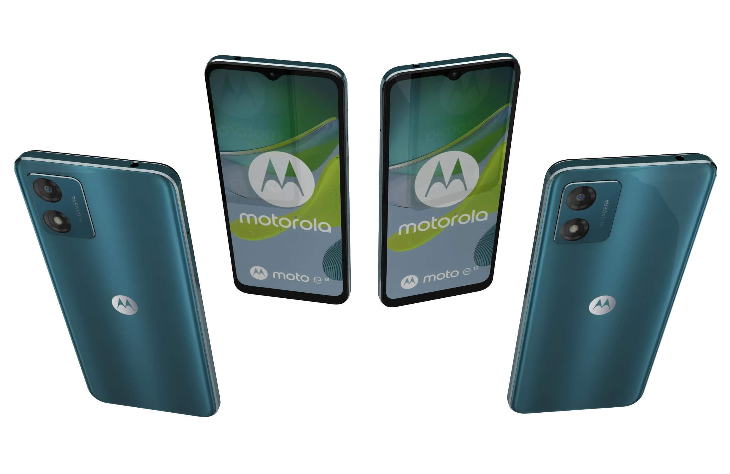 Motorola Moto E13 Blue - 3D Model by Rever_Art