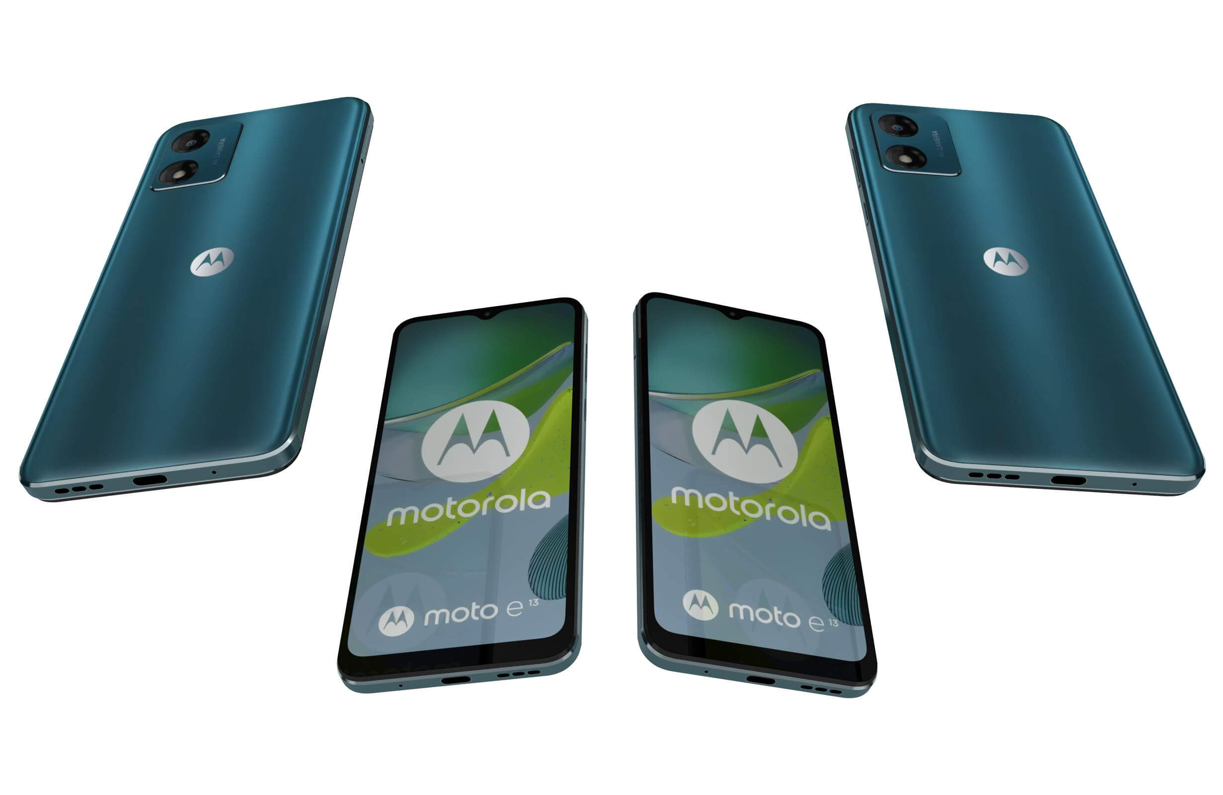 Motorola Moto E13 Blue - 3D Model by Rever_Art