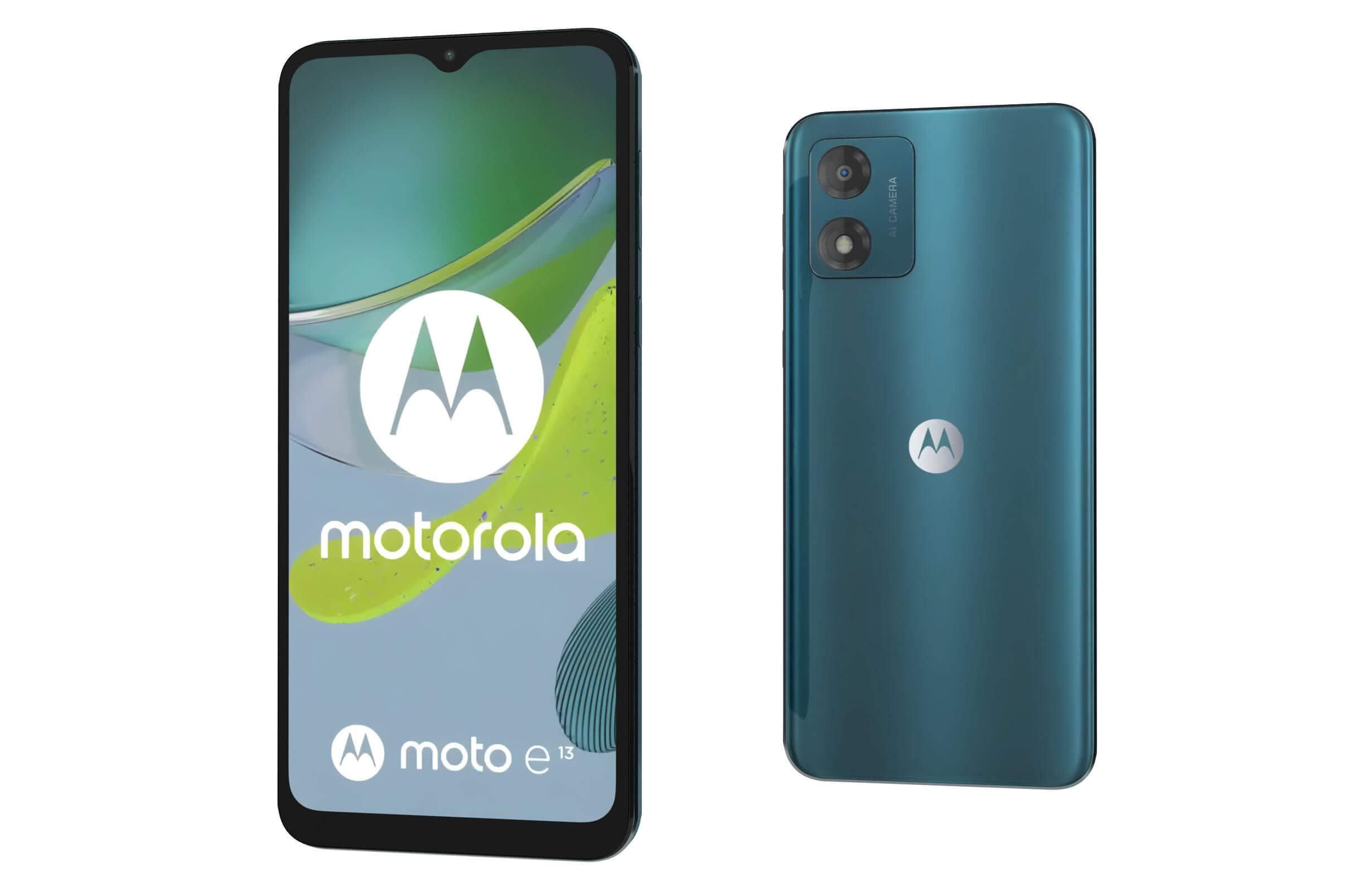 Motorola Moto E13 Blue - 3D Model by Rever_Art