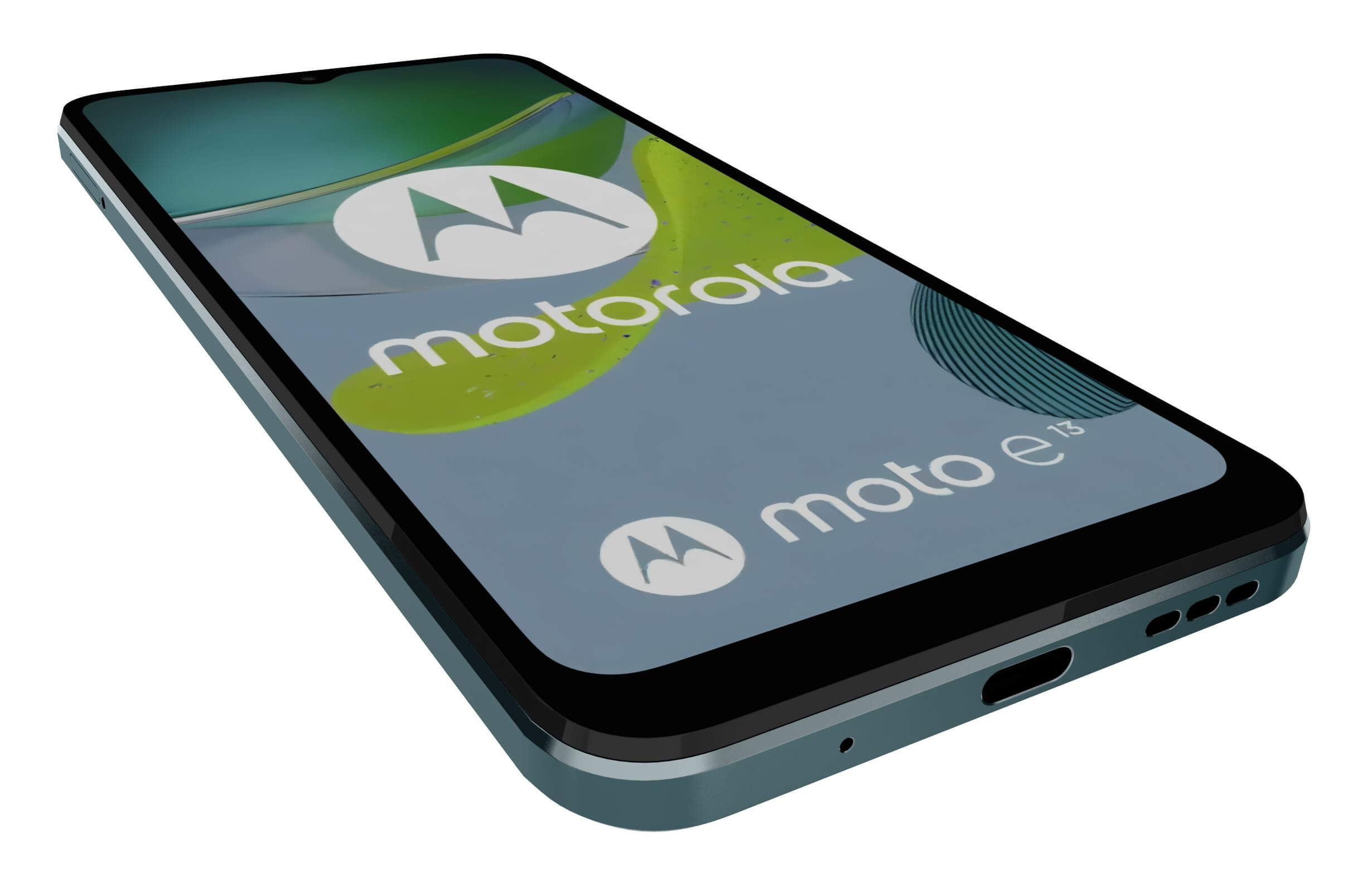 Motorola Moto E13 Blue - 3D Model by Rever_Art