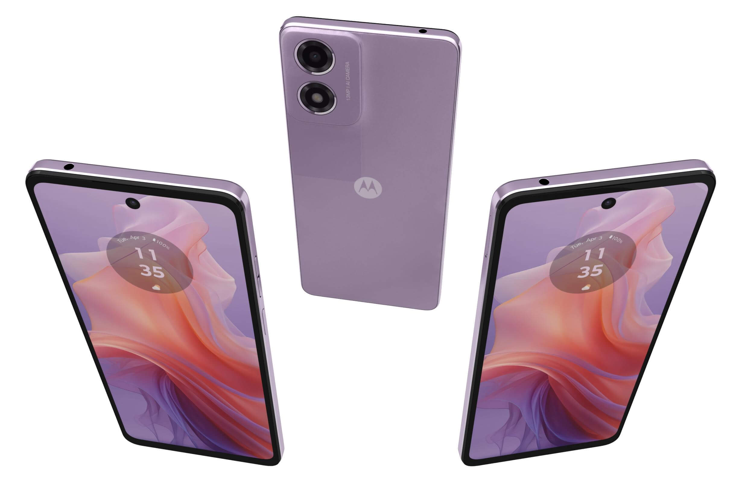 Motorola Moto E14 Pastel Purple - 3D Model by Rever_Art