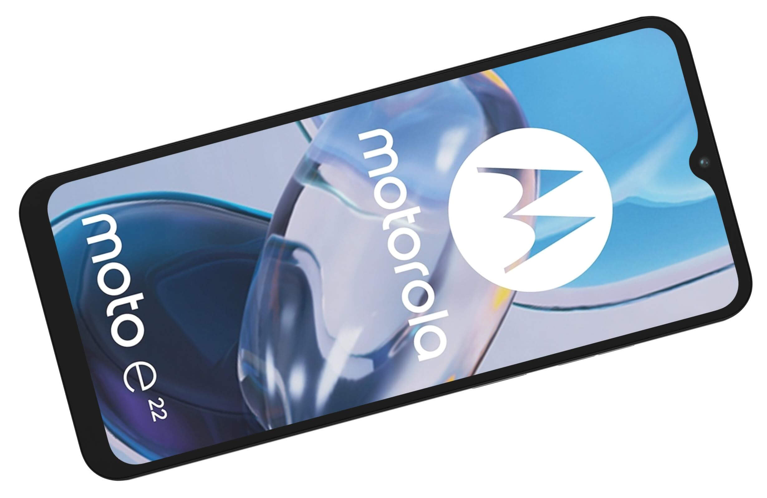 Motorola Moto E22 Black And Blue - 3D Model by Rever_Art