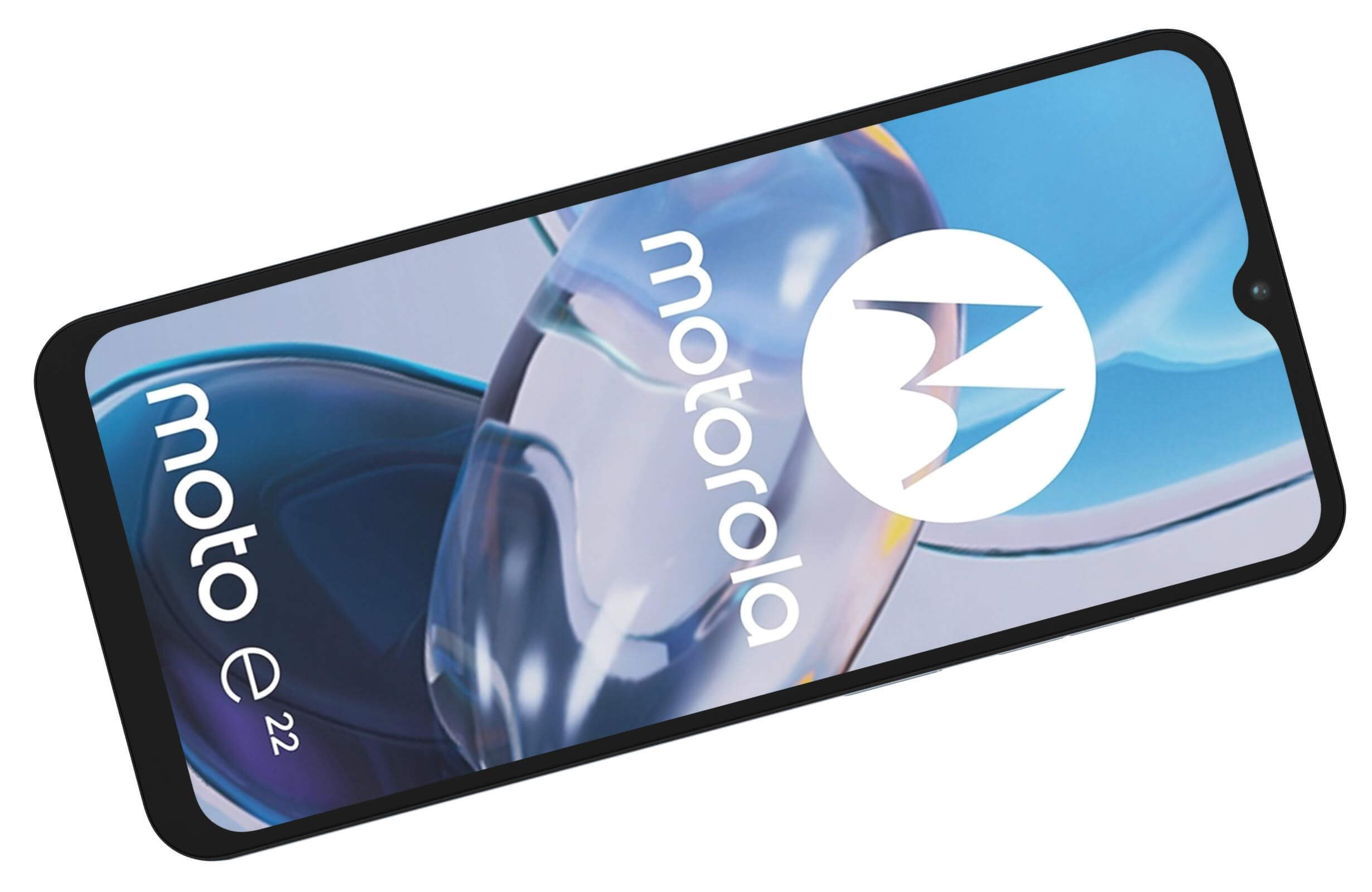 Motorola Moto E22 Black And Blue - 3D Model by Rever_Art