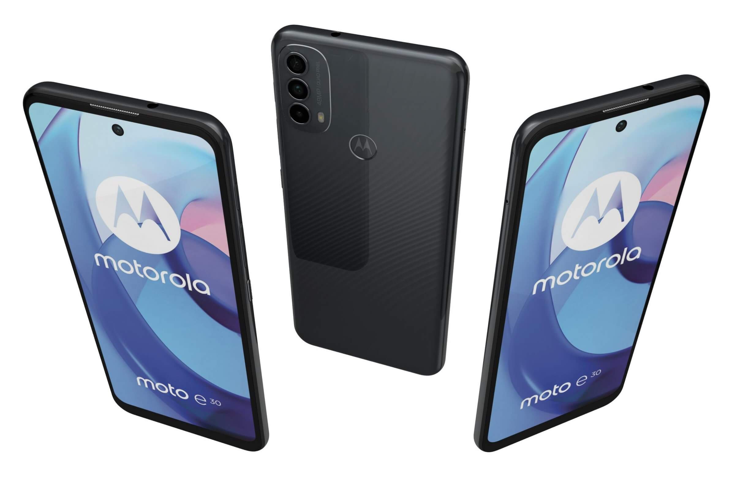 Motorola Moto E30 Black - 3D Model by Rever_Art