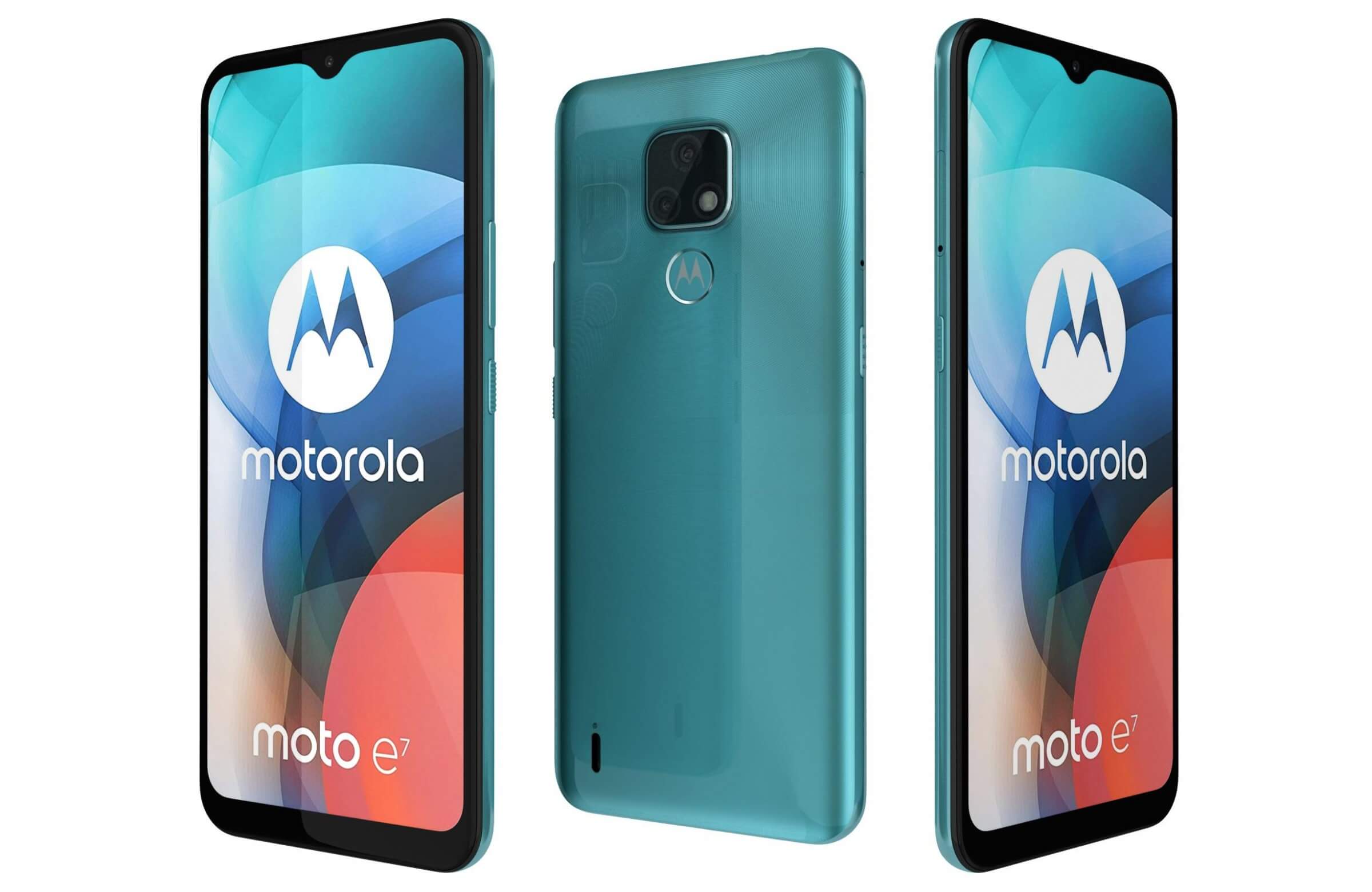 Motorola Moto E7 All Colors - 3D Model by Rever_Art