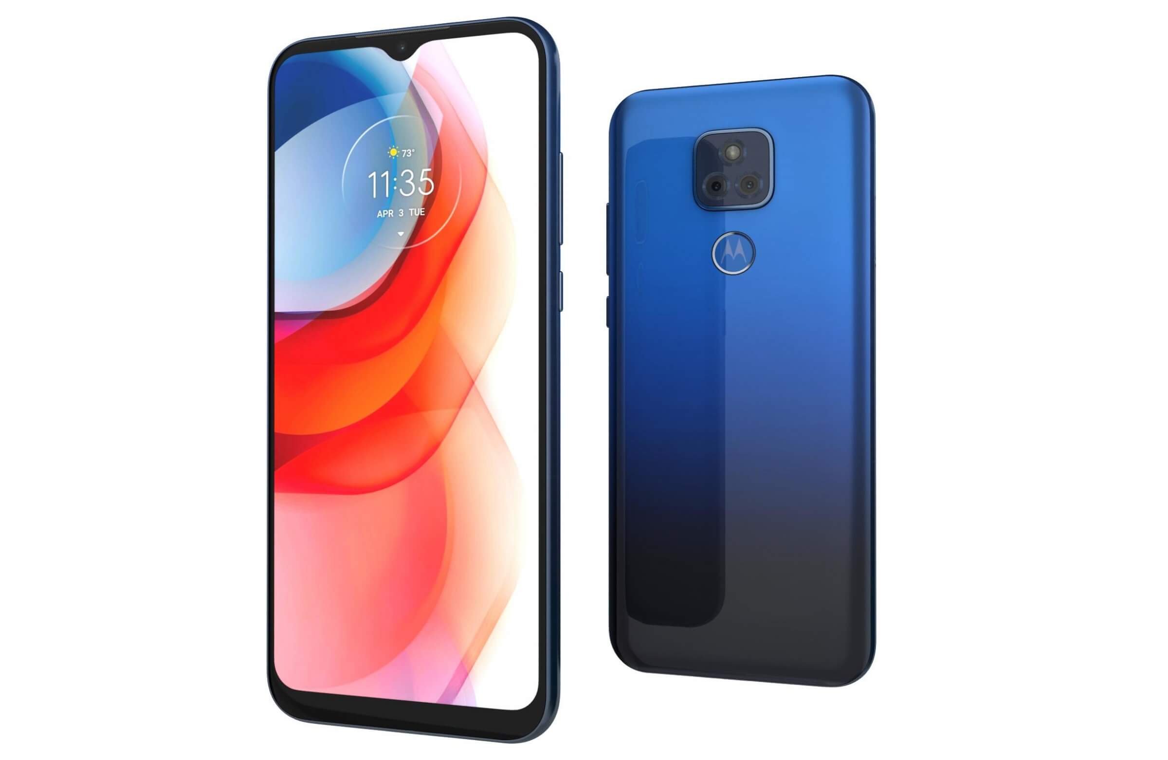 Motorola Moto G Play 2021 Misty Blue - 3D Model by Rever_Art