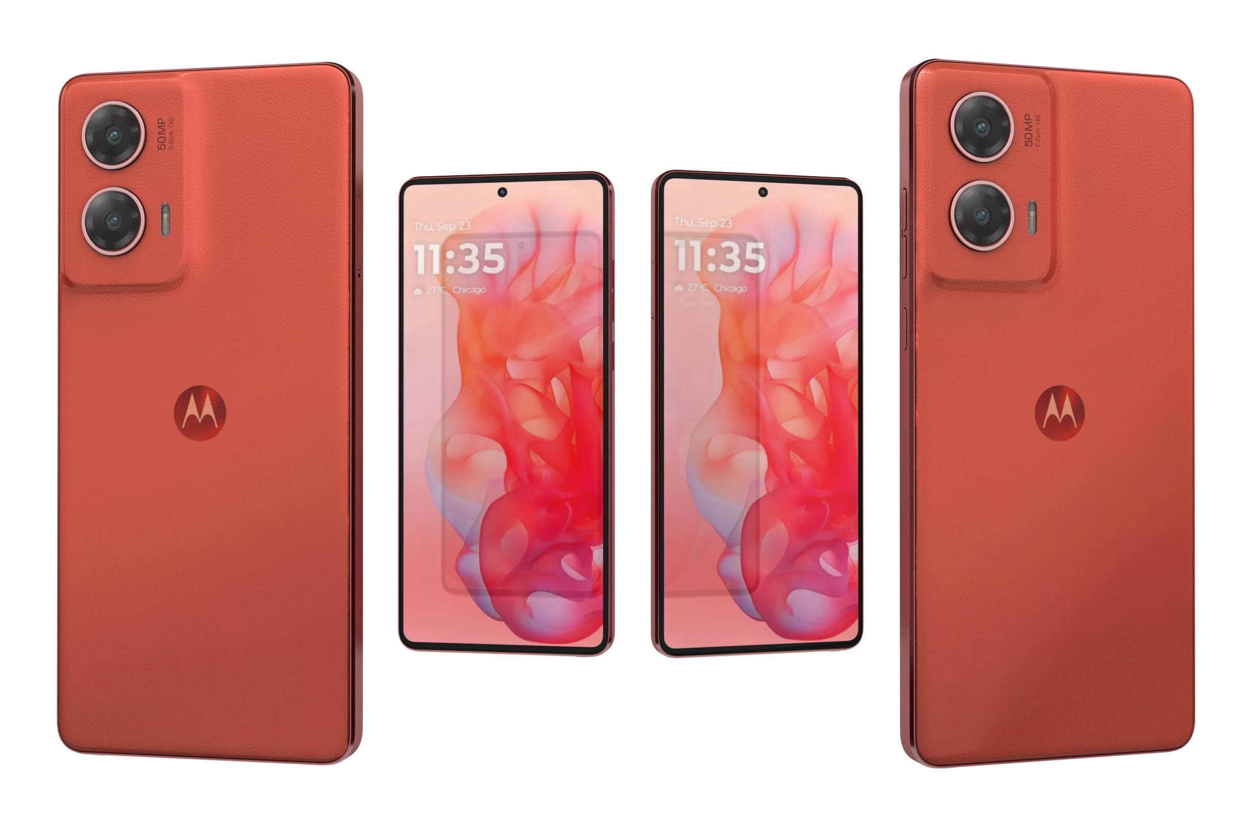 Motorola Moto G Stylus 5G 2024 Scarlet Wave and Caramel Latt - 3D Model ...