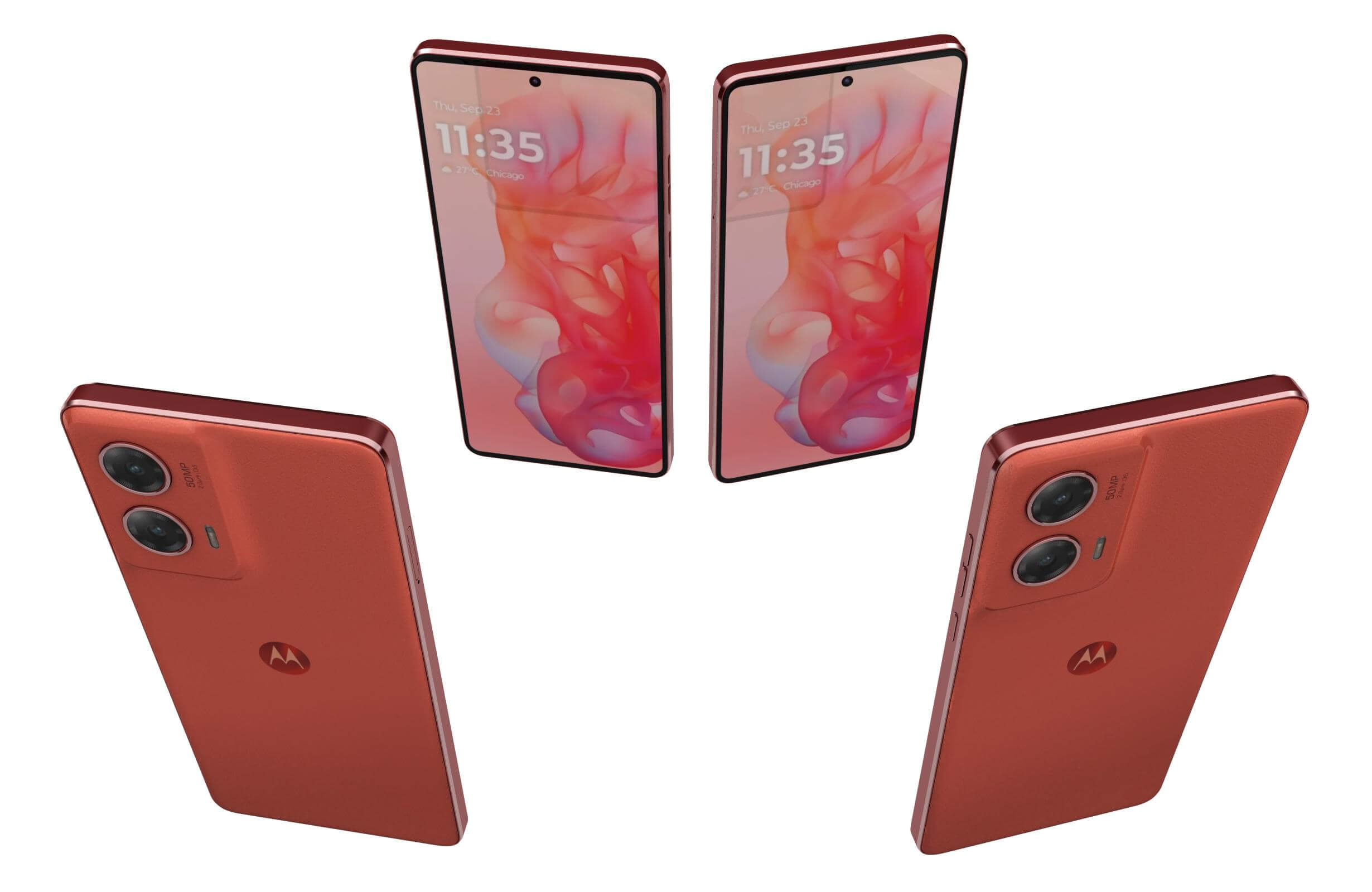 Motorola Moto G Stylus 5G 2024 Scarlet Wave and Caramel Latt - 3D Model ...