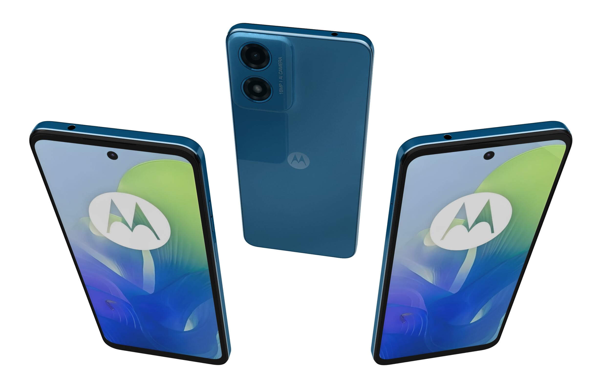 Motorola Moto G04 Blue - 3D Model by Rever_Art