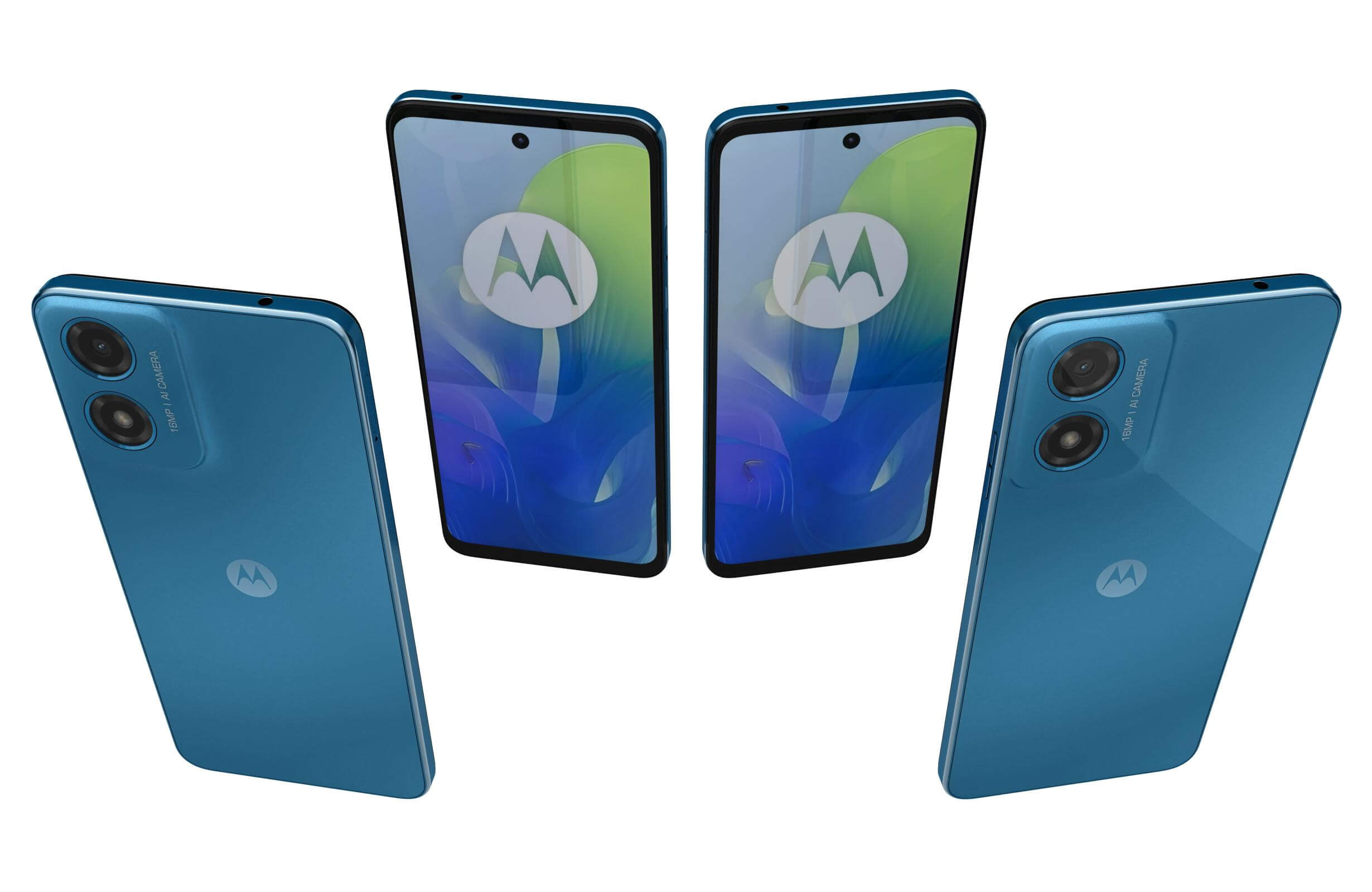 Motorola Moto G04 Blue - 3D Model by Rever_Art
