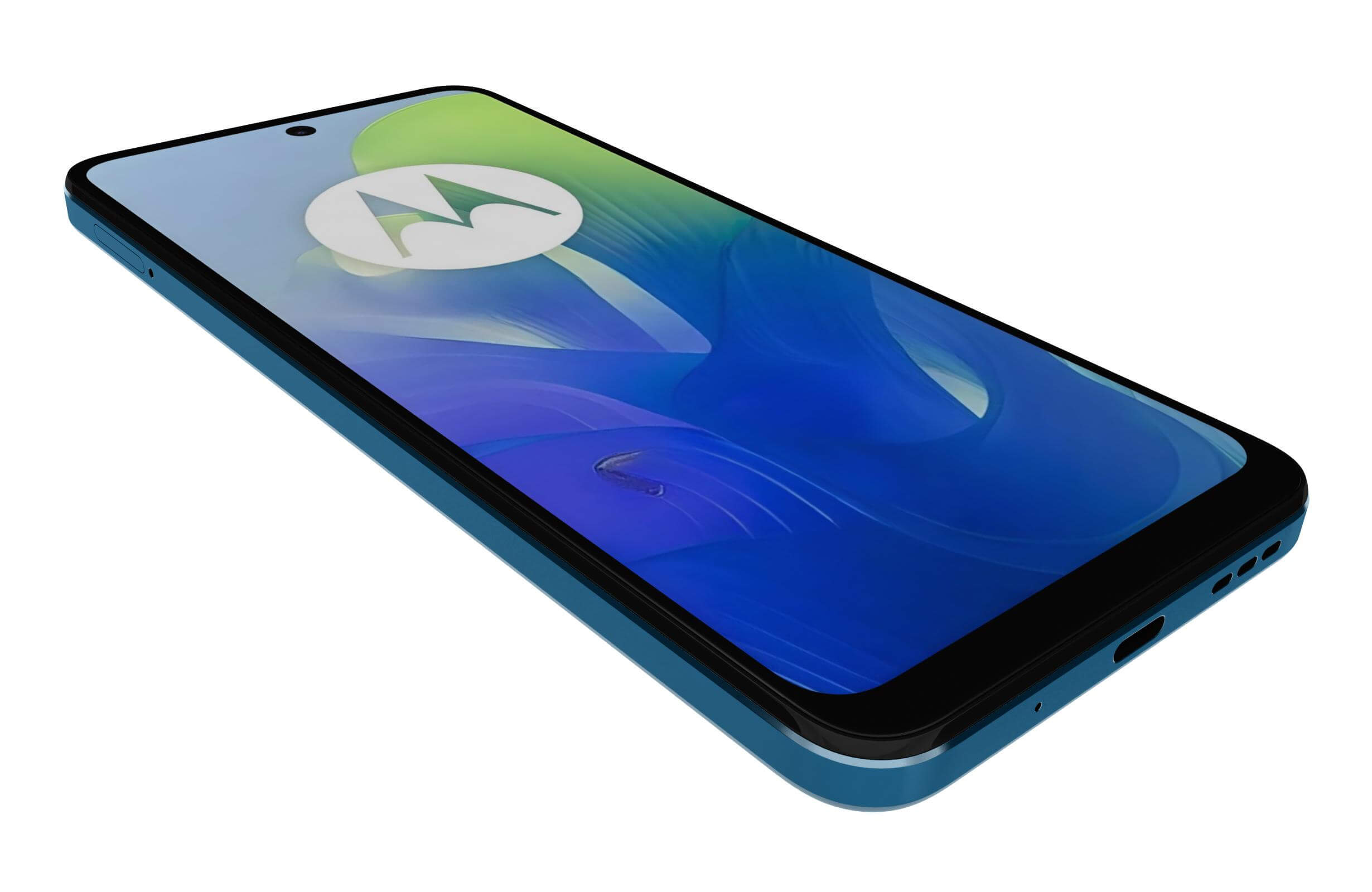 Motorola Moto G04 Blue - 3D Model by Rever_Art