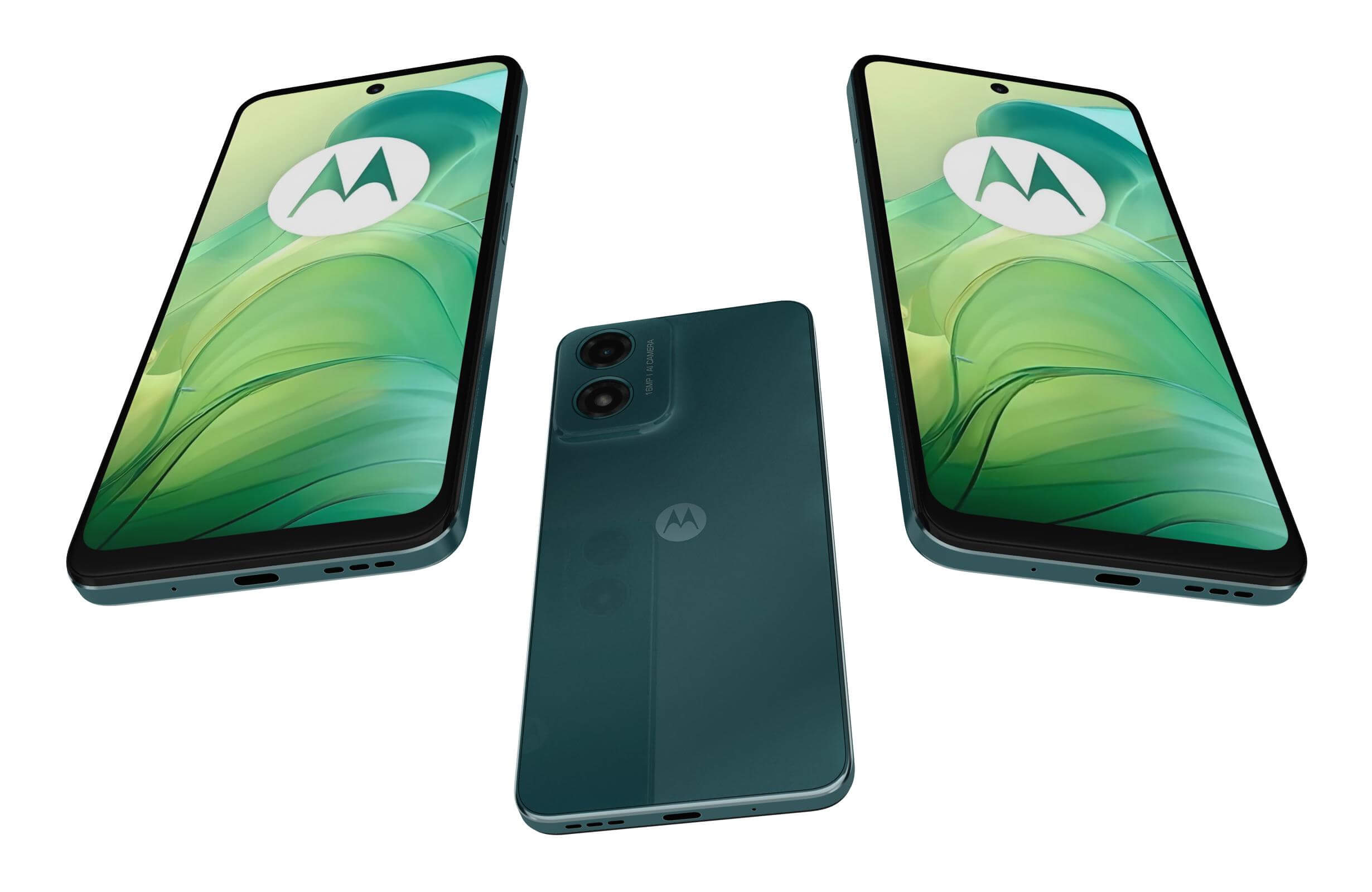 Motorola Moto G04 Green - 3D Model by Rever_Art