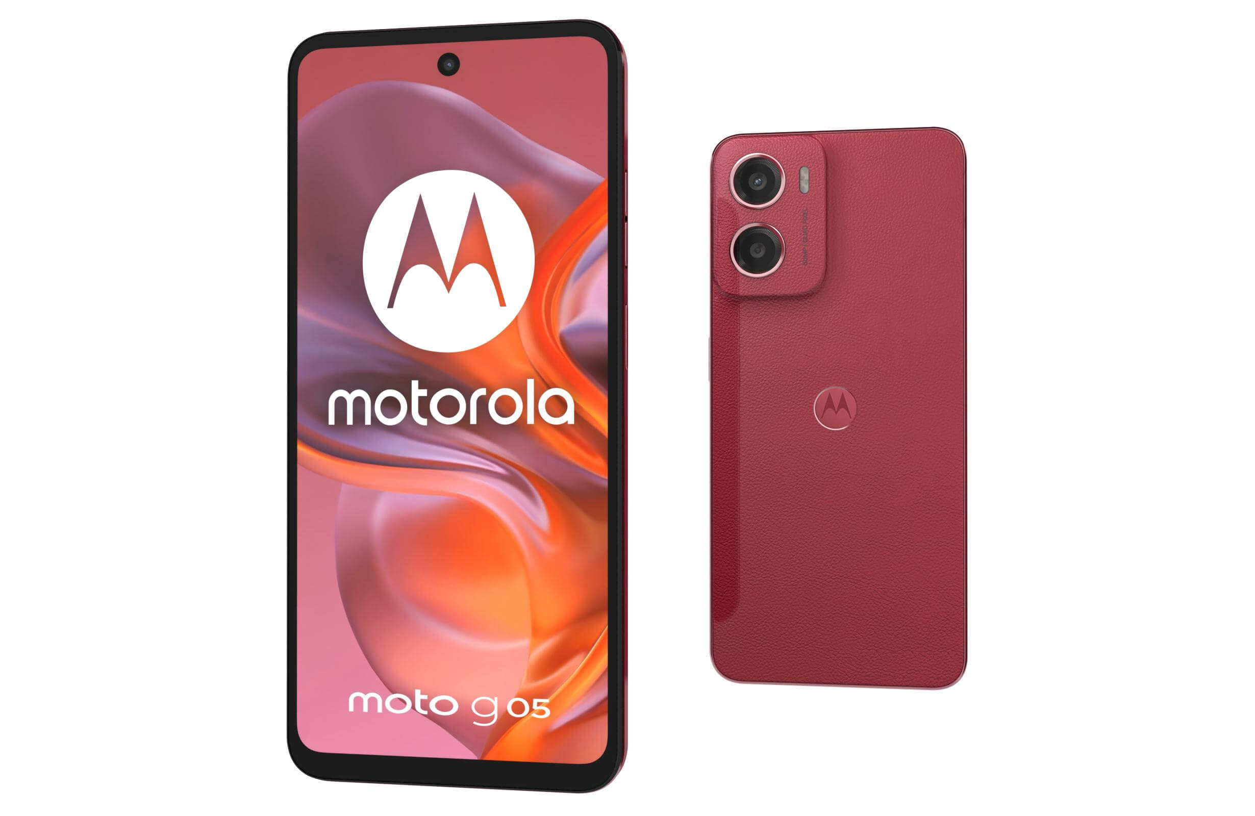 Motorola Moto G05 Blue and Red - 3D Model by Rever_Art