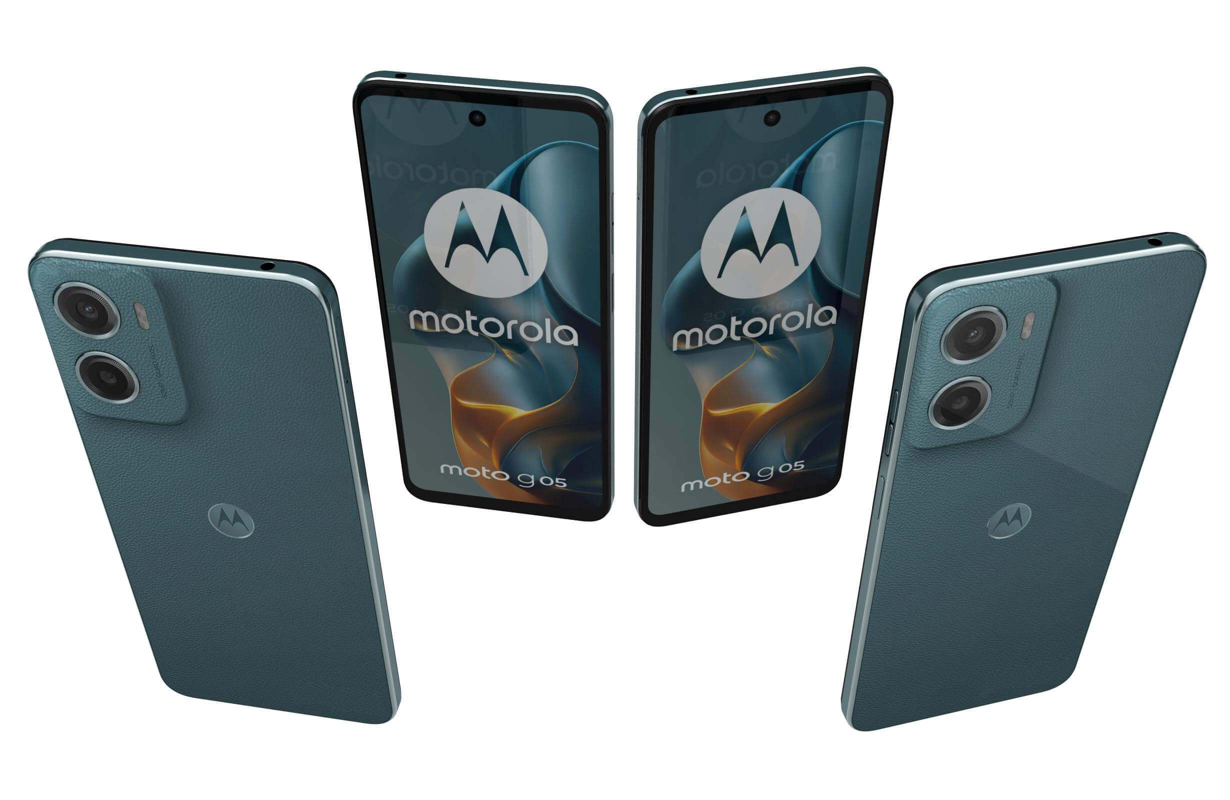 Motorola Moto G05 Blue and Red - 3D Model by Rever_Art