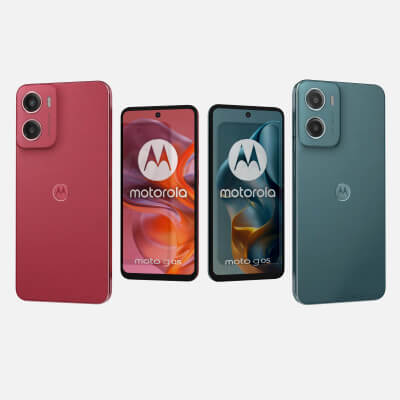 Motorola Moto G05 Blue and Red - 3D Model by Rever_Art