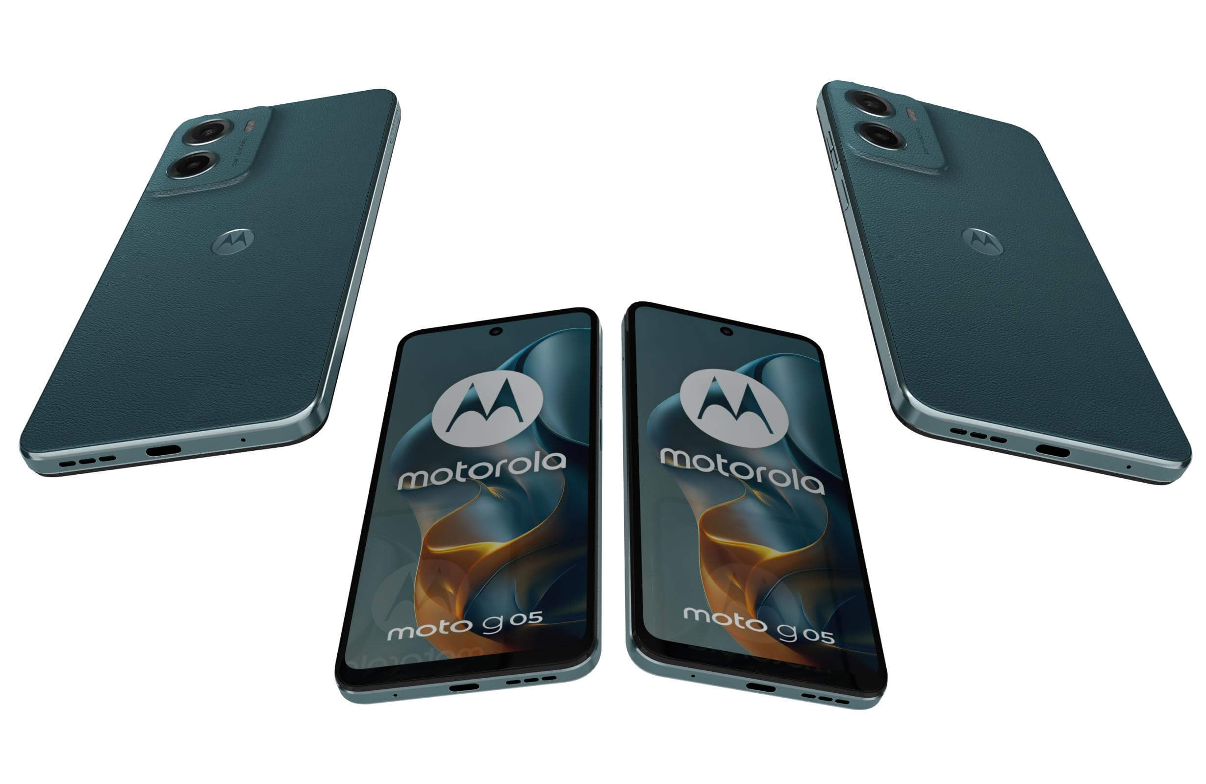 Motorola Moto G05 Blue - 3D Model by Rever_Art