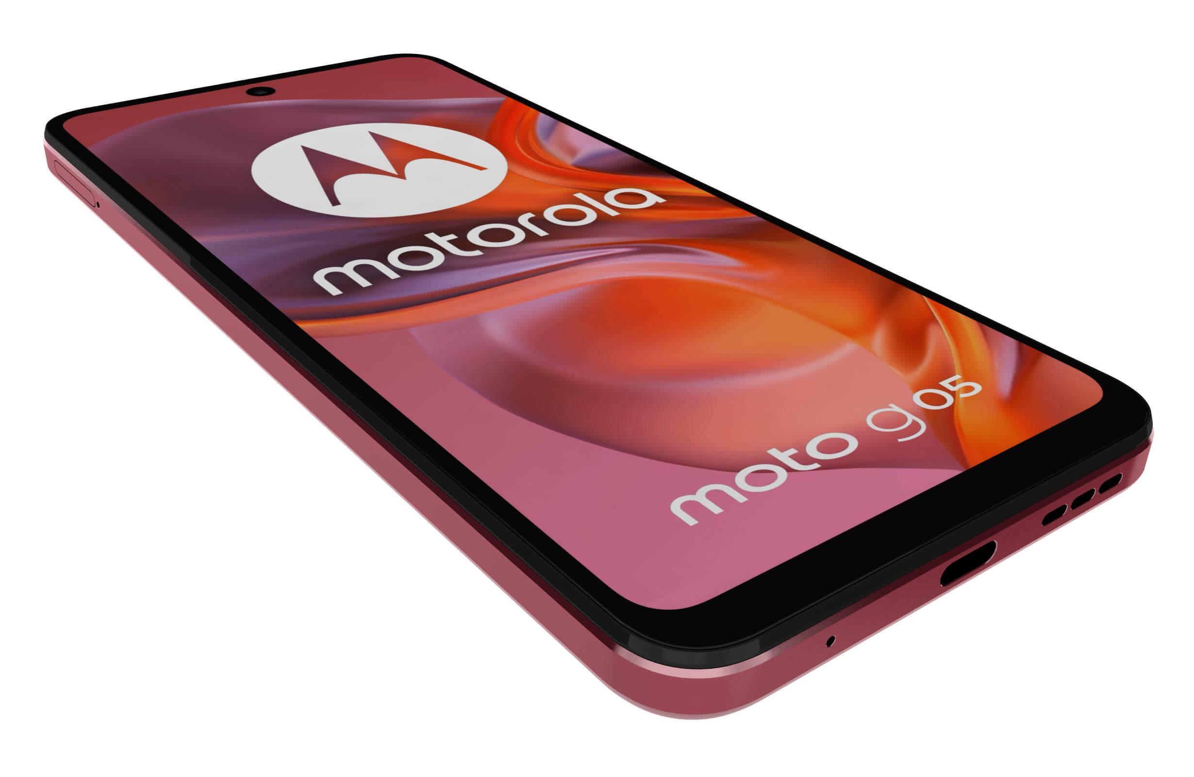 Motorola Moto G05 Red - 3D Model by Rever_Art