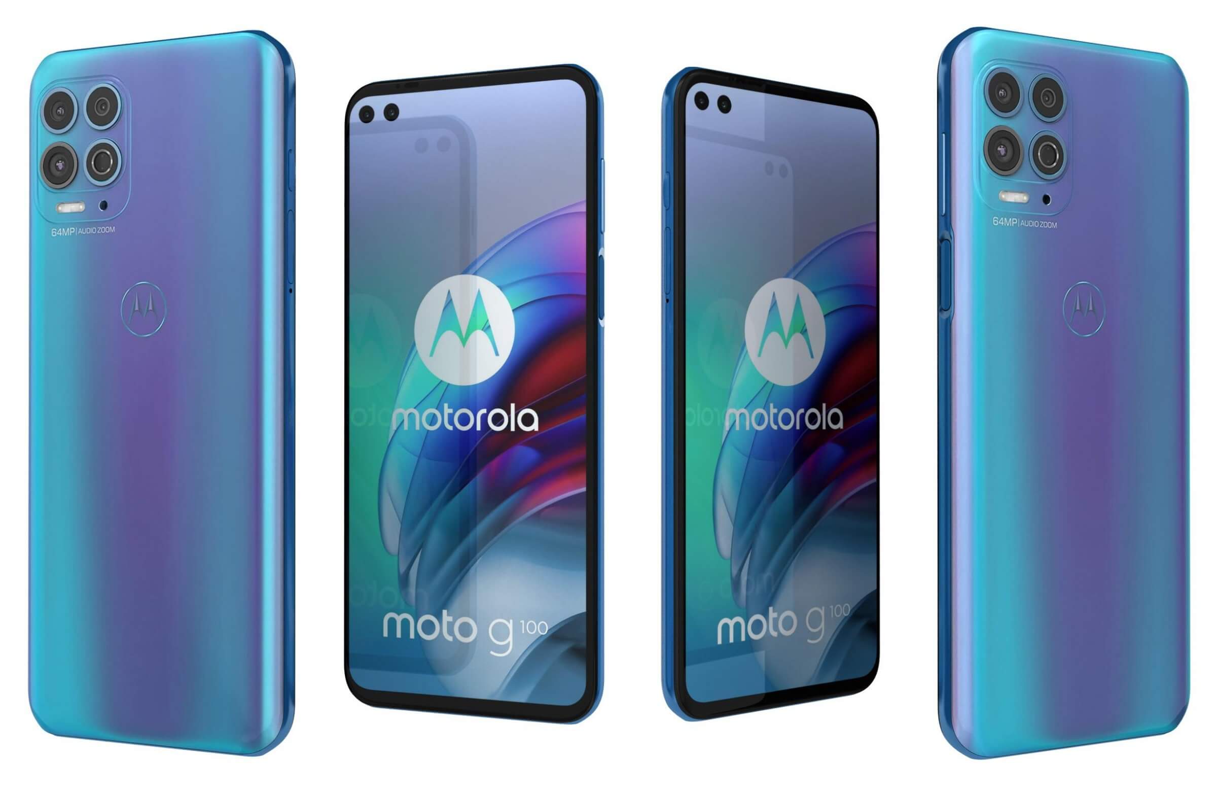 Motorola Moto G100 All Colors - 3D Model by Rever_Art