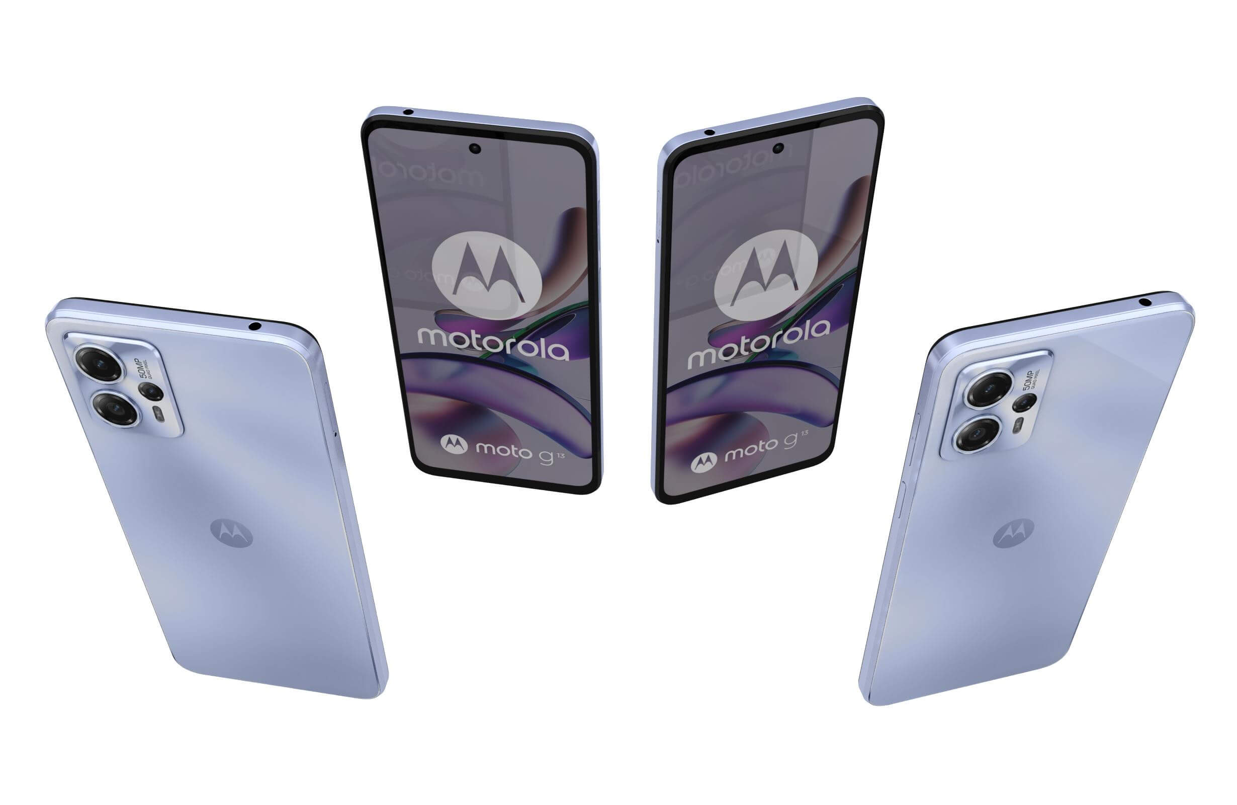 Motorola Moto G13 Blue - 3D Model by Rever_Art