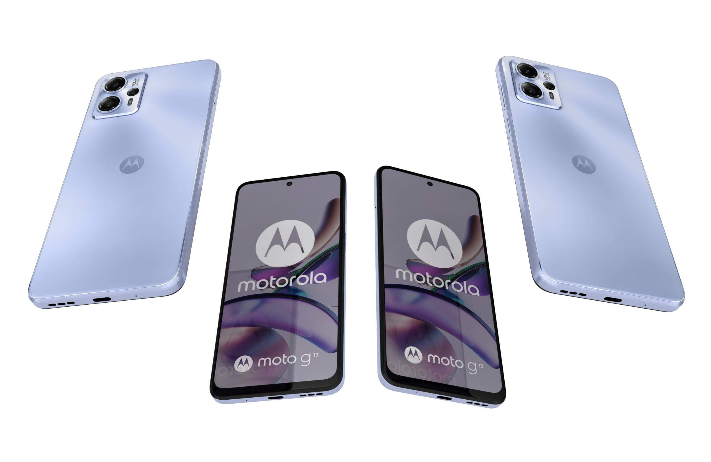 Motorola Moto G13 Blue - 3D Model by Rever_Art