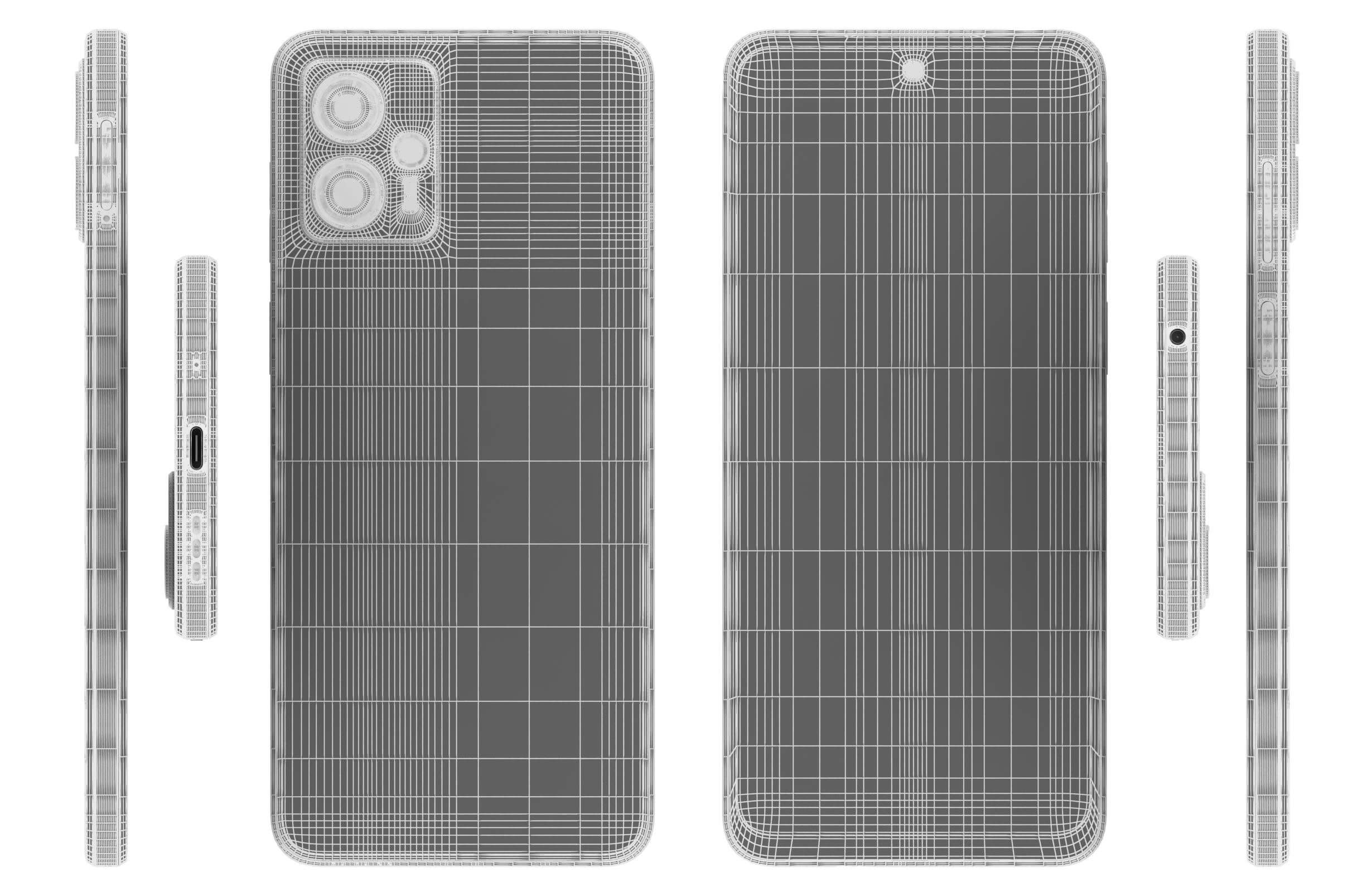 Motorola Moto G13 Blue - 3D Model by Rever_Art