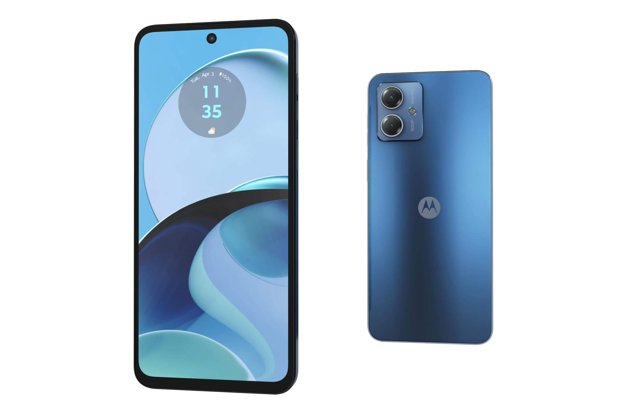 Motorola Moto G14 Blue - 3D Model by Rever_Art