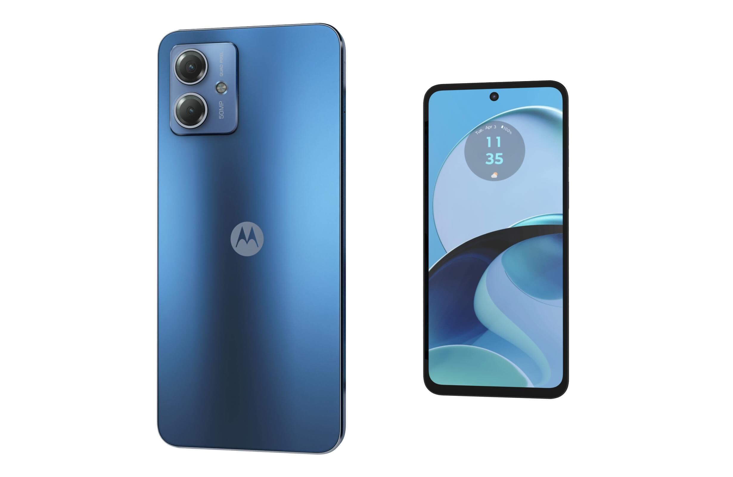 Motorola Moto G14 Blue - 3D Model by Rever_Art