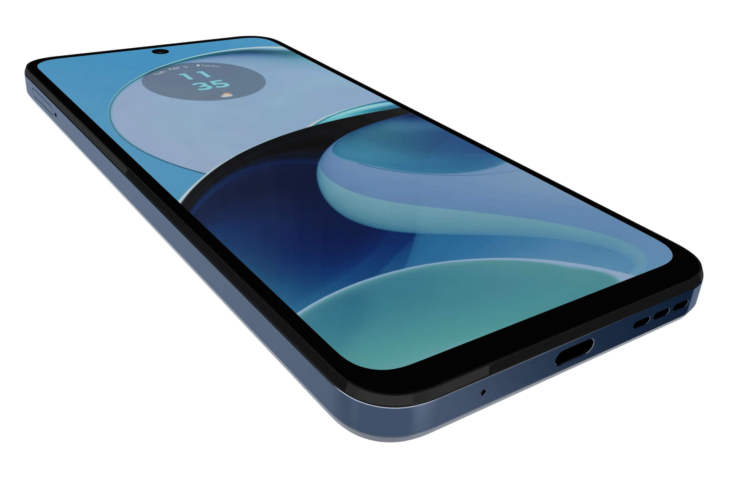 Motorola Moto G14 Blue - 3D Model by Rever_Art