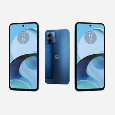 Motorola Moto G14 Blue - 3D Model by Rever_Art