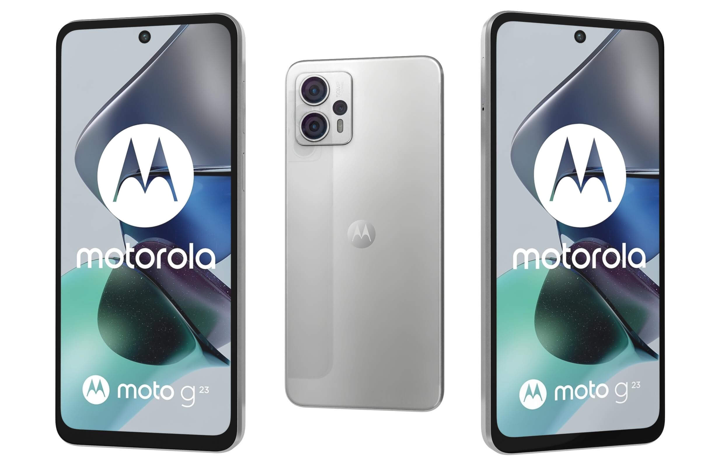 Motorola Moto G23 White - 3D Model by Rever_Art