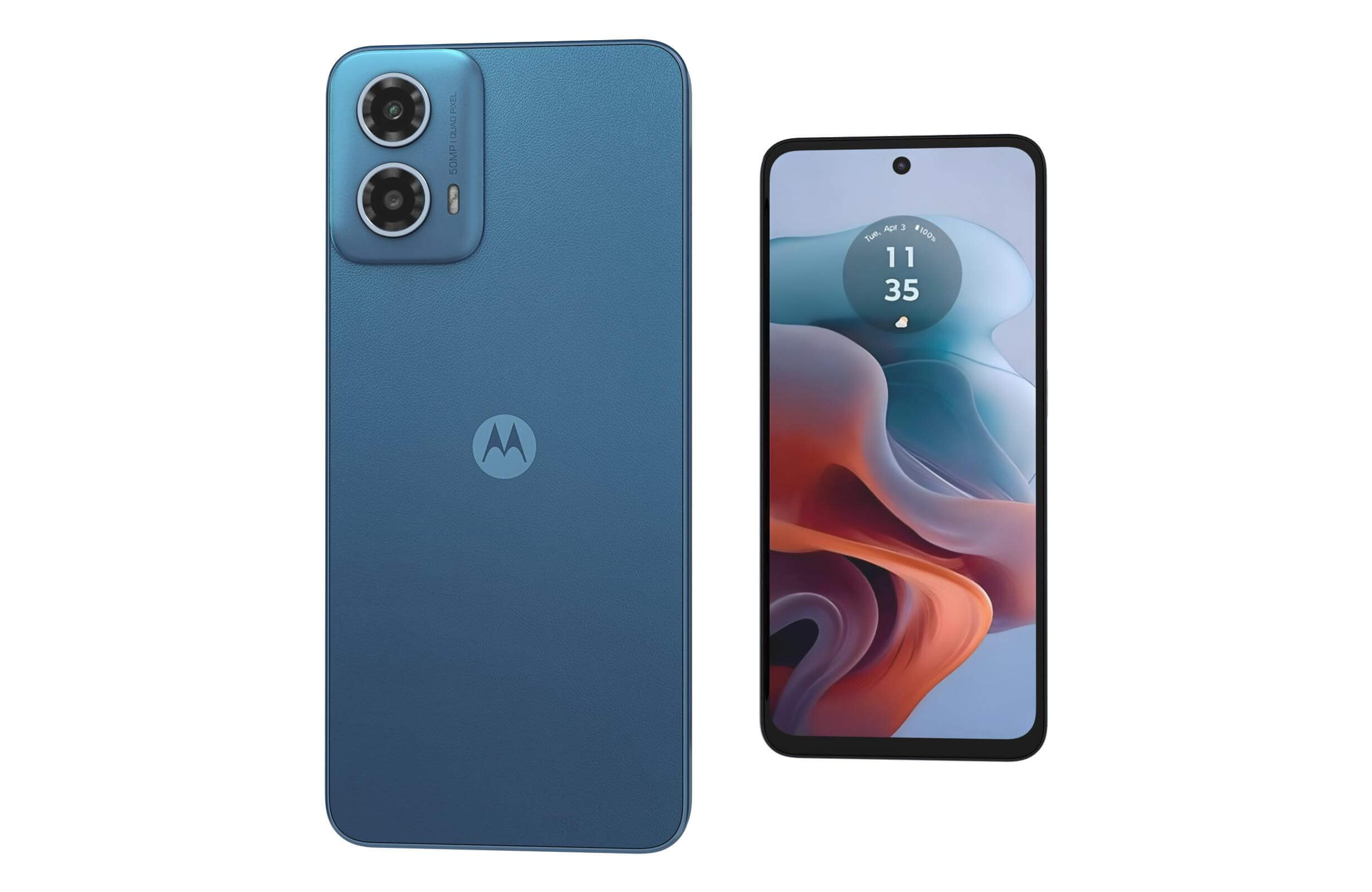 Motorola Moto G34 5G Blue - 3D Model by Rever_Art