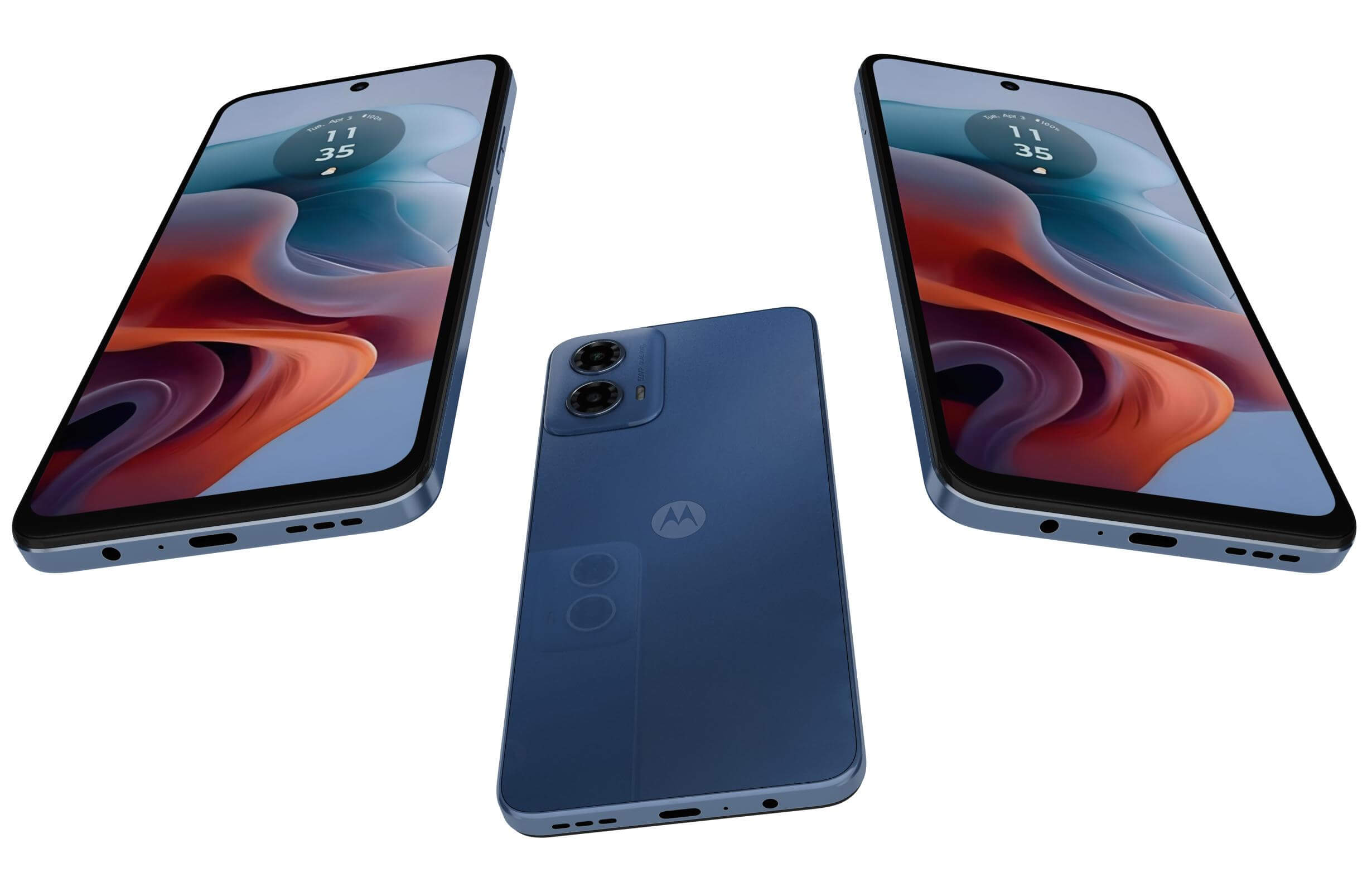 Motorola Moto G34 5G Light Blue - 3D Model by Rever_Art