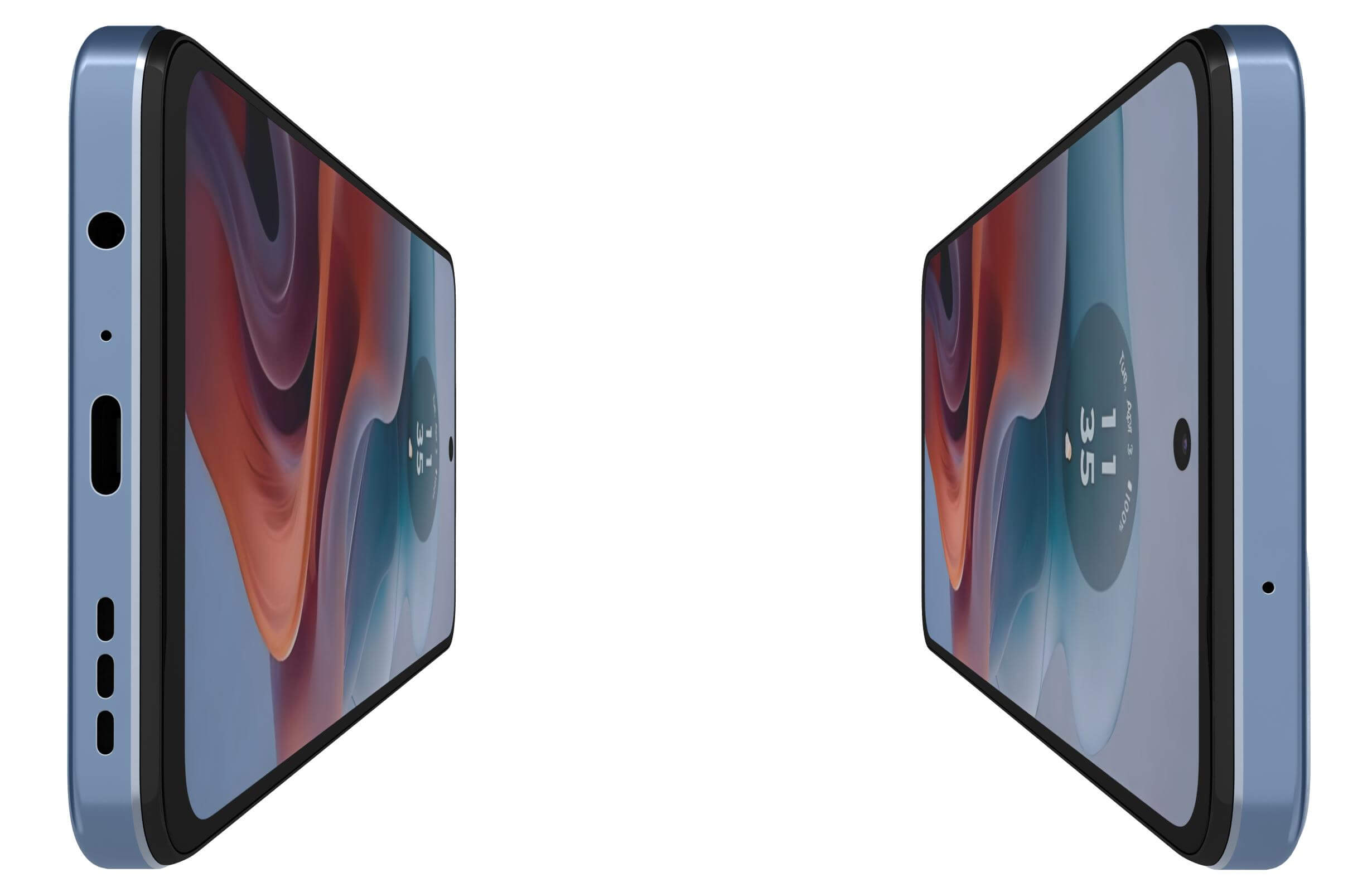 Motorola Moto G34 5G Light Blue - 3D Model by Rever_Art