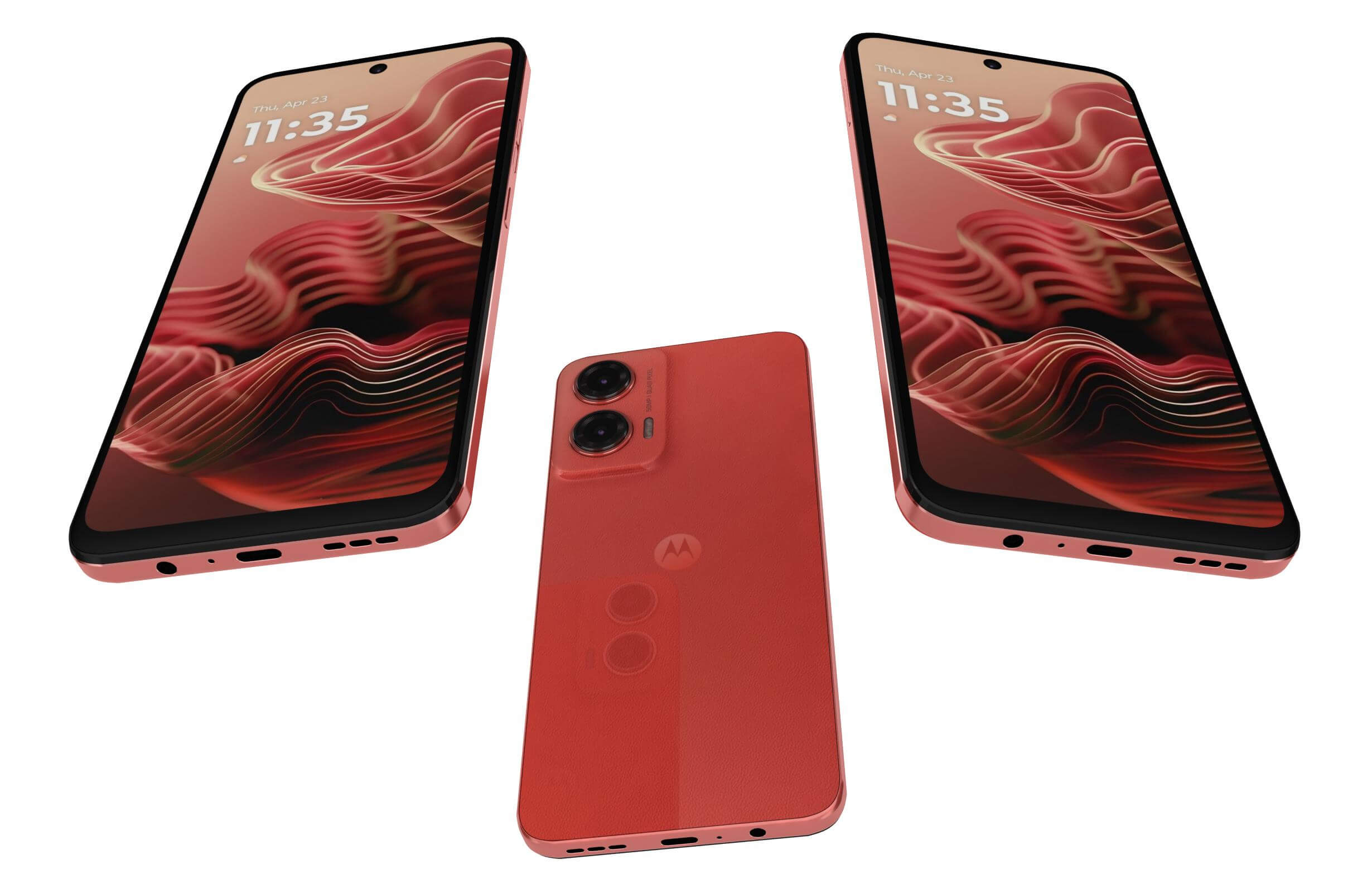 Motorola Moto G35 5G Guava Red - 3D Model by Rever_Art