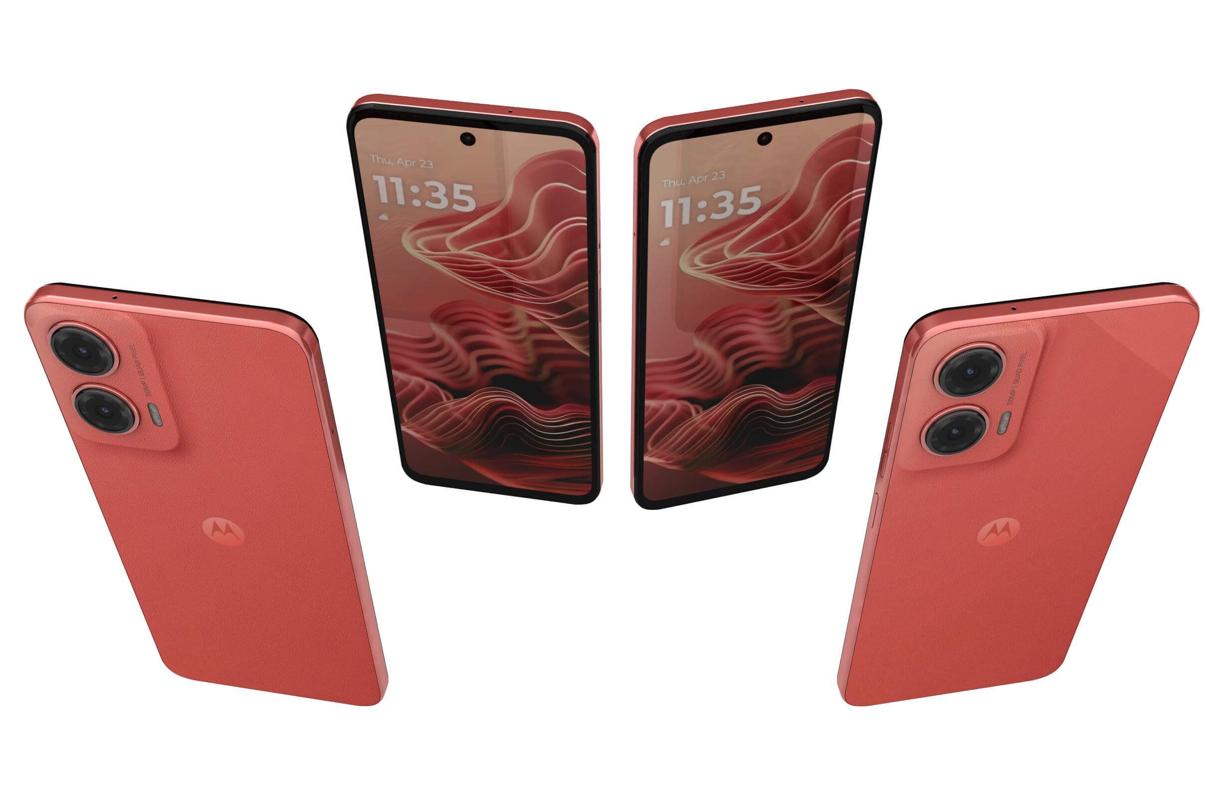 Motorola Moto G35 5G Guava Red - 3D Model by Rever_Art